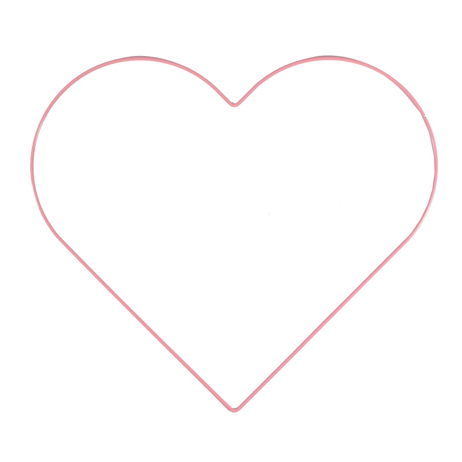 Pink Heart Outline