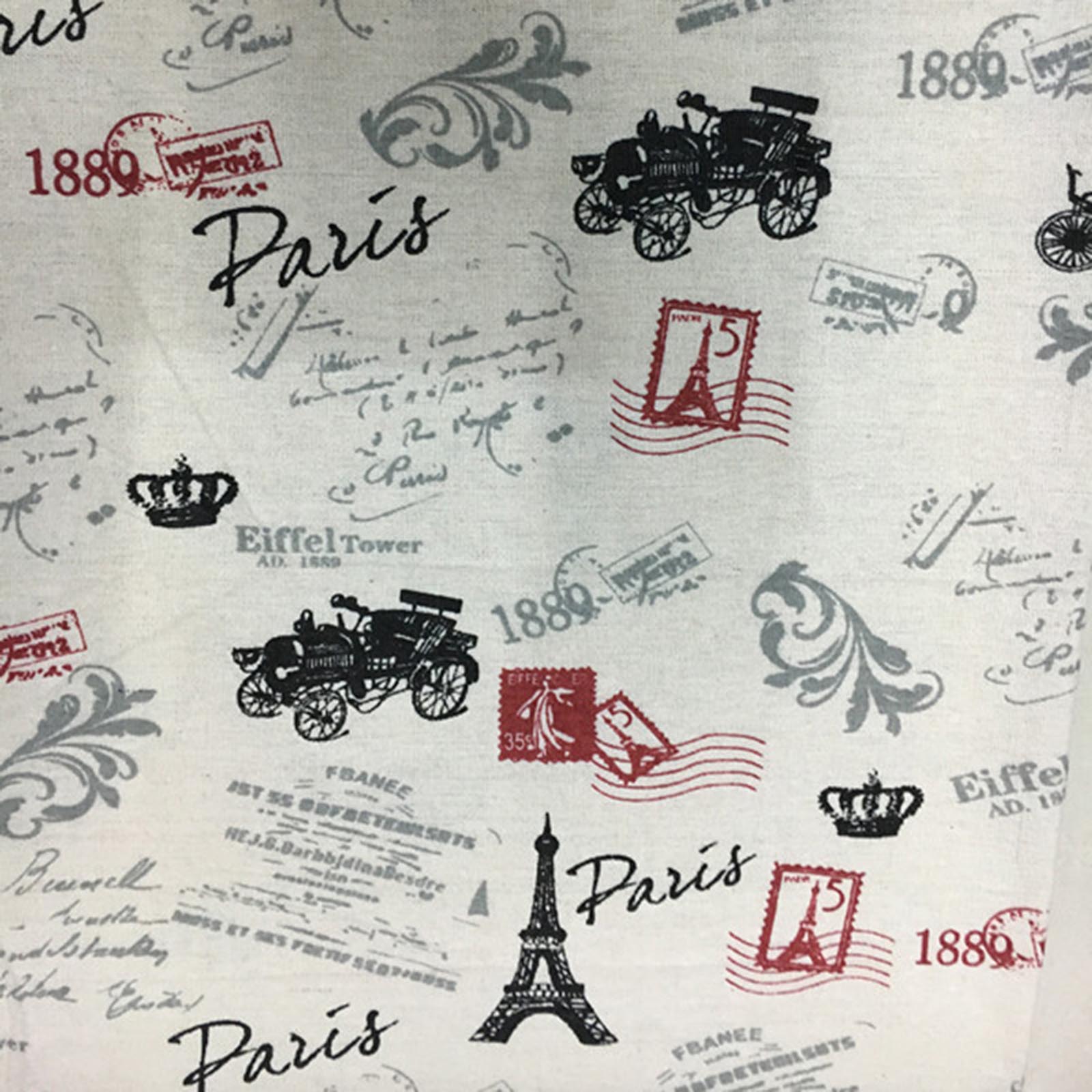Paris Themed Fabric