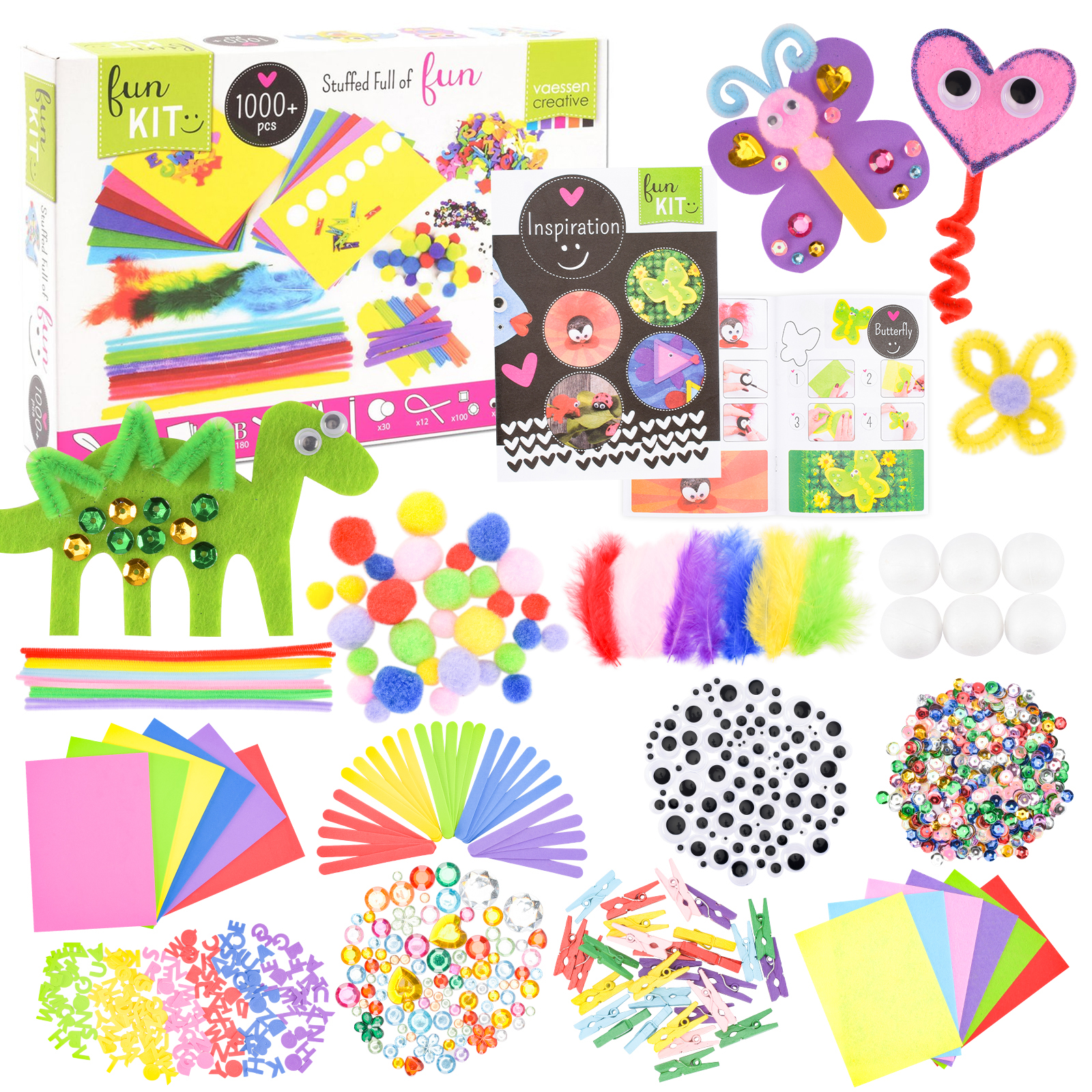 Craft kits for children, beginners and creative hobbies