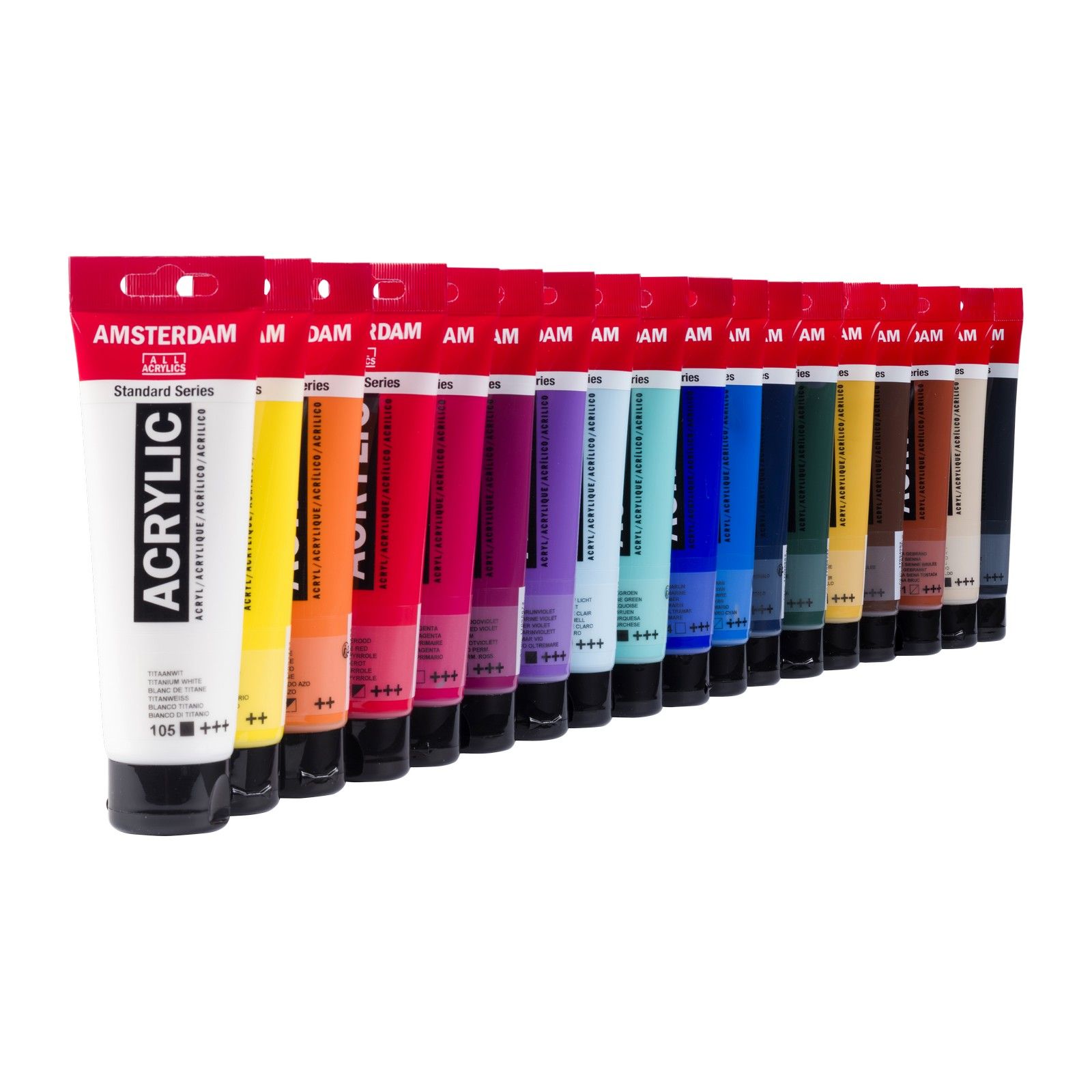 Amsterdam • Standard Series Acrylic Paint Value Package 18x120ml