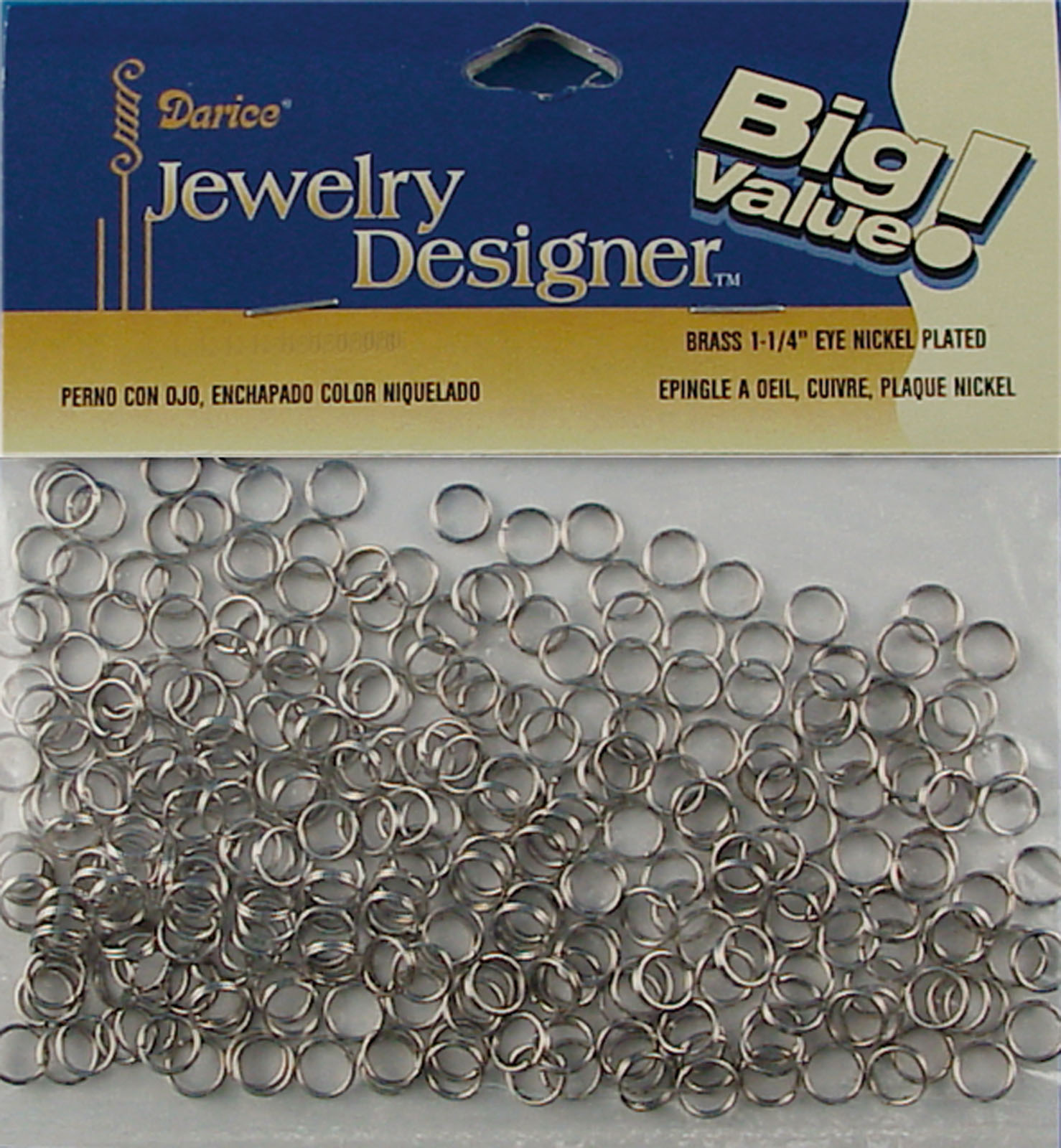 Vaessen Creative • Double rings 6mm 288pcs silver
