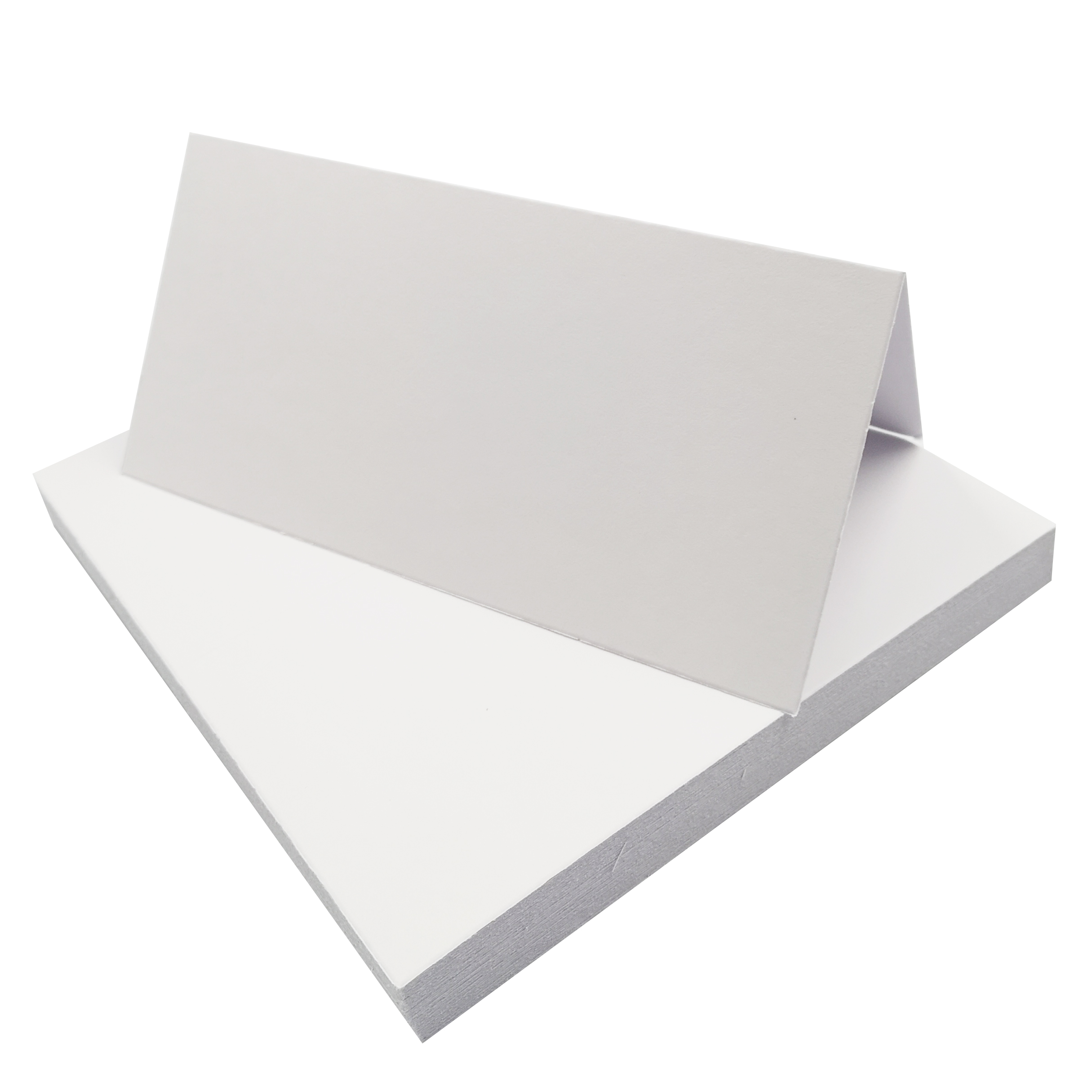 Florence • Cartes Pliées Papier d'Aquarelle Lisse 300g Blanc 50x