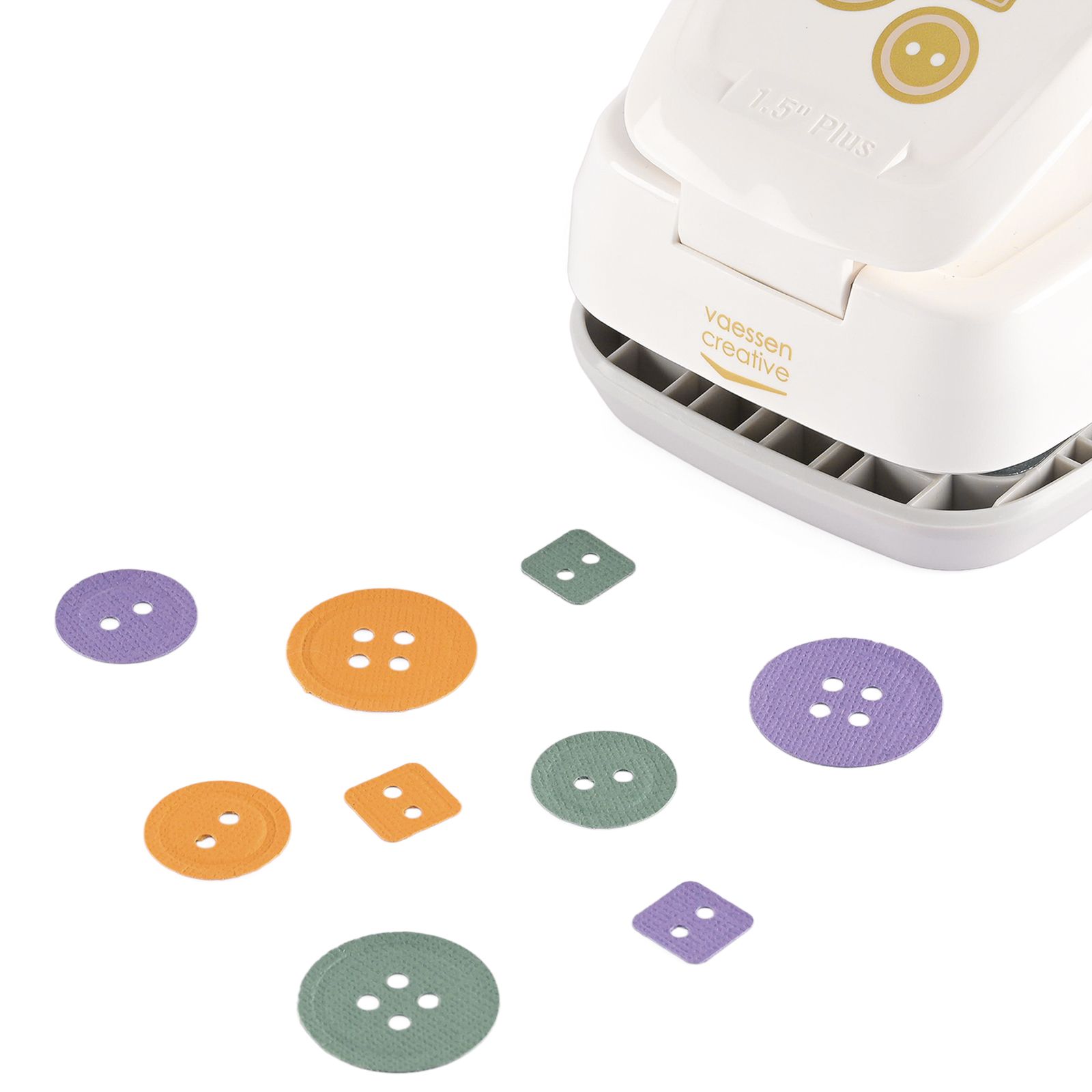 Embossing Craft Punch Large Buttons | Vaessen Creative