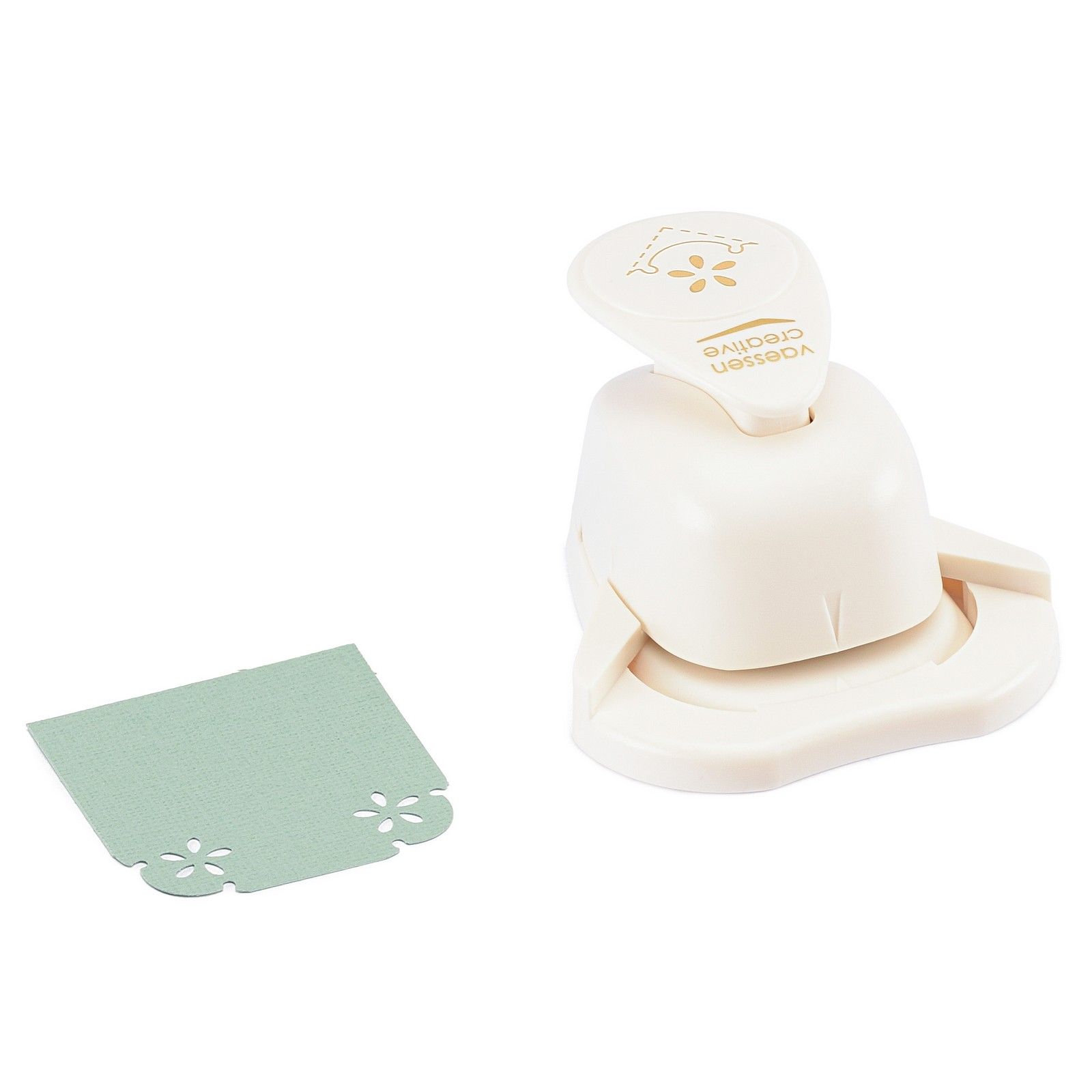 Corner Punch Decorative Daisy 2x2cm | Vaessen Creative