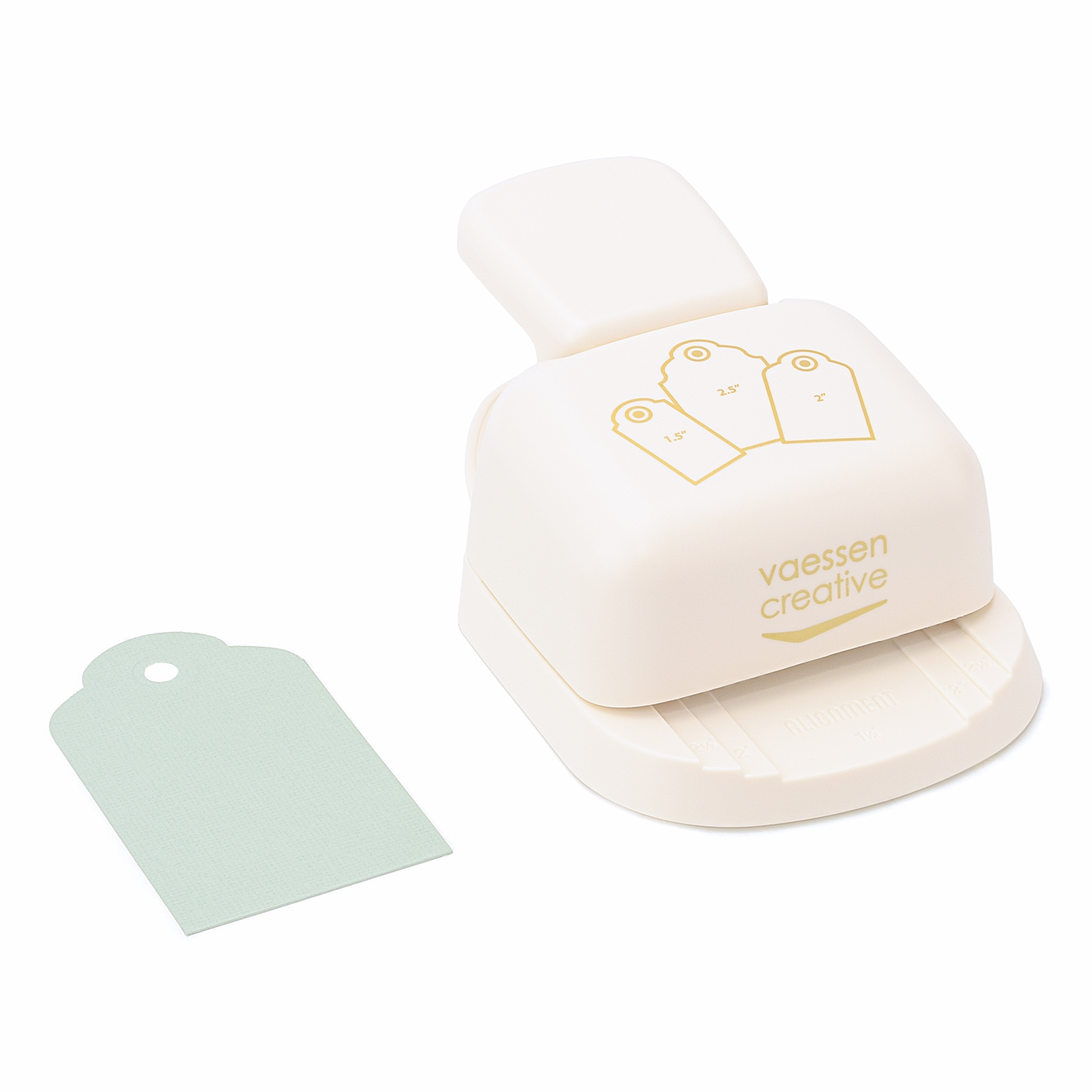 3-in-1 Tag Punch Scallop | Vaessen Creative