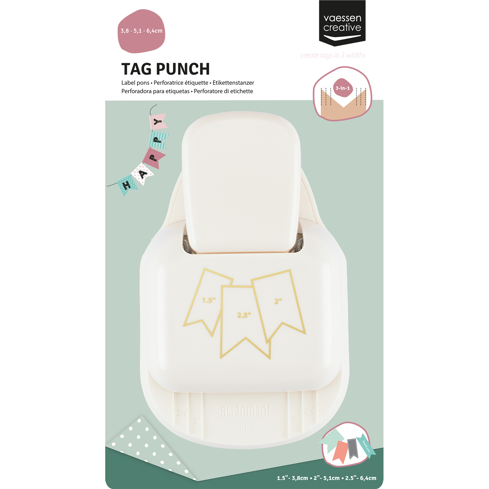 3-in-1 Banner Punch | Vaessen Creative