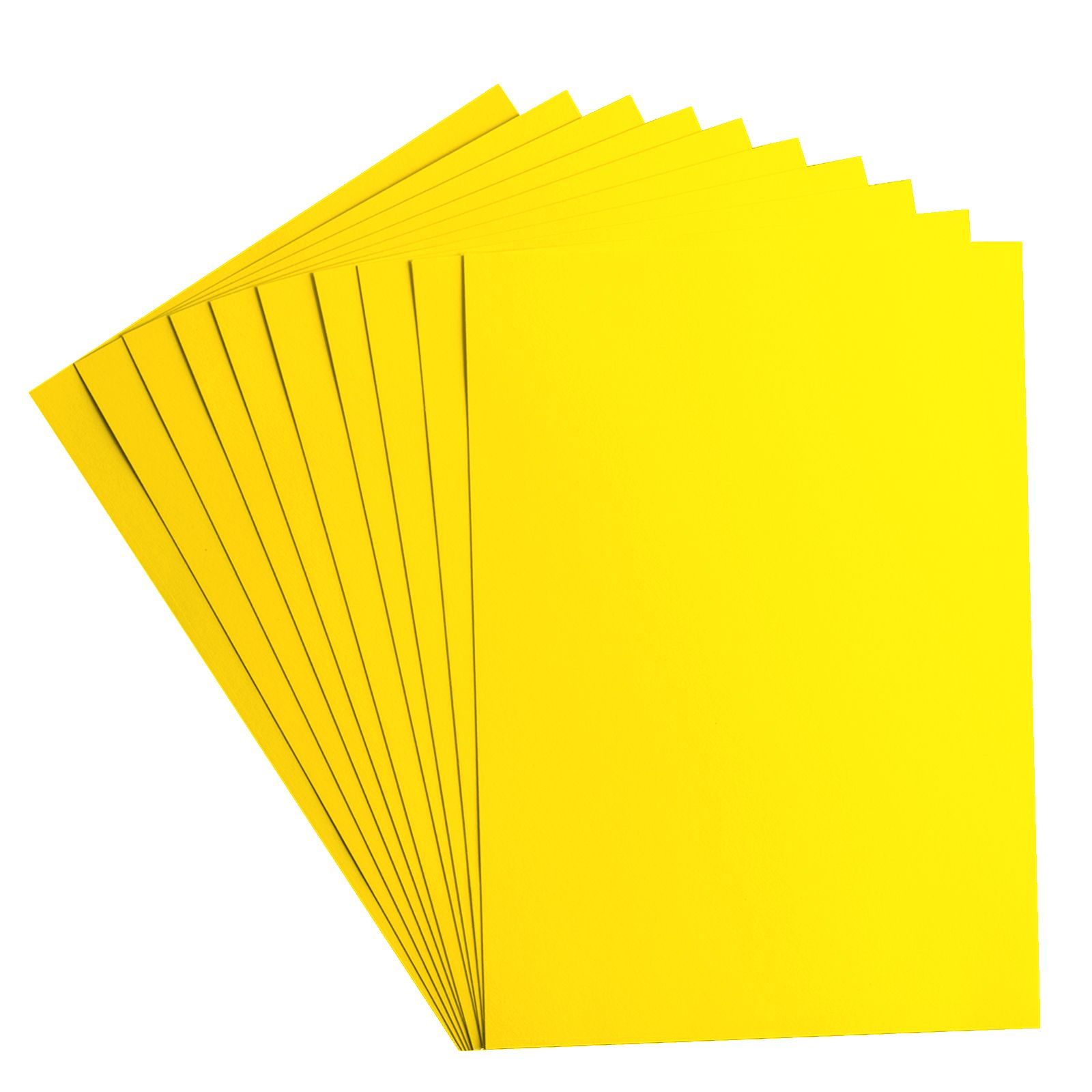 Florence • Cardstock Paper 216g Smooth A4 Lemon Yellow 10x
