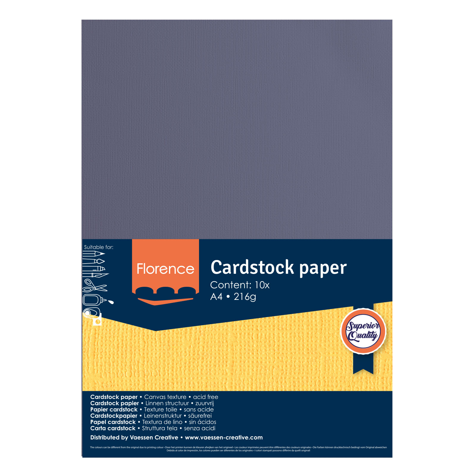 Versatile cardstock paper 300 gsm | Vaessen Creative