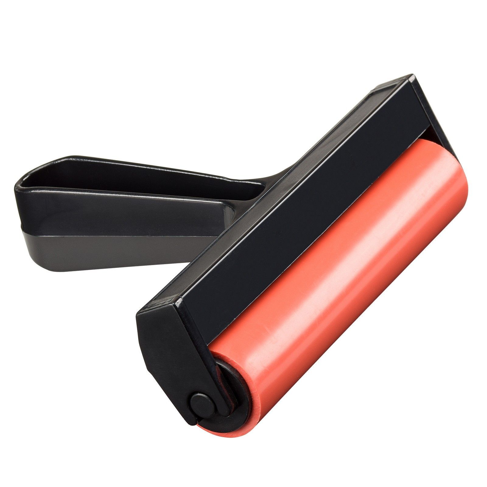 Gel Press • Hard rubber Brayer Black