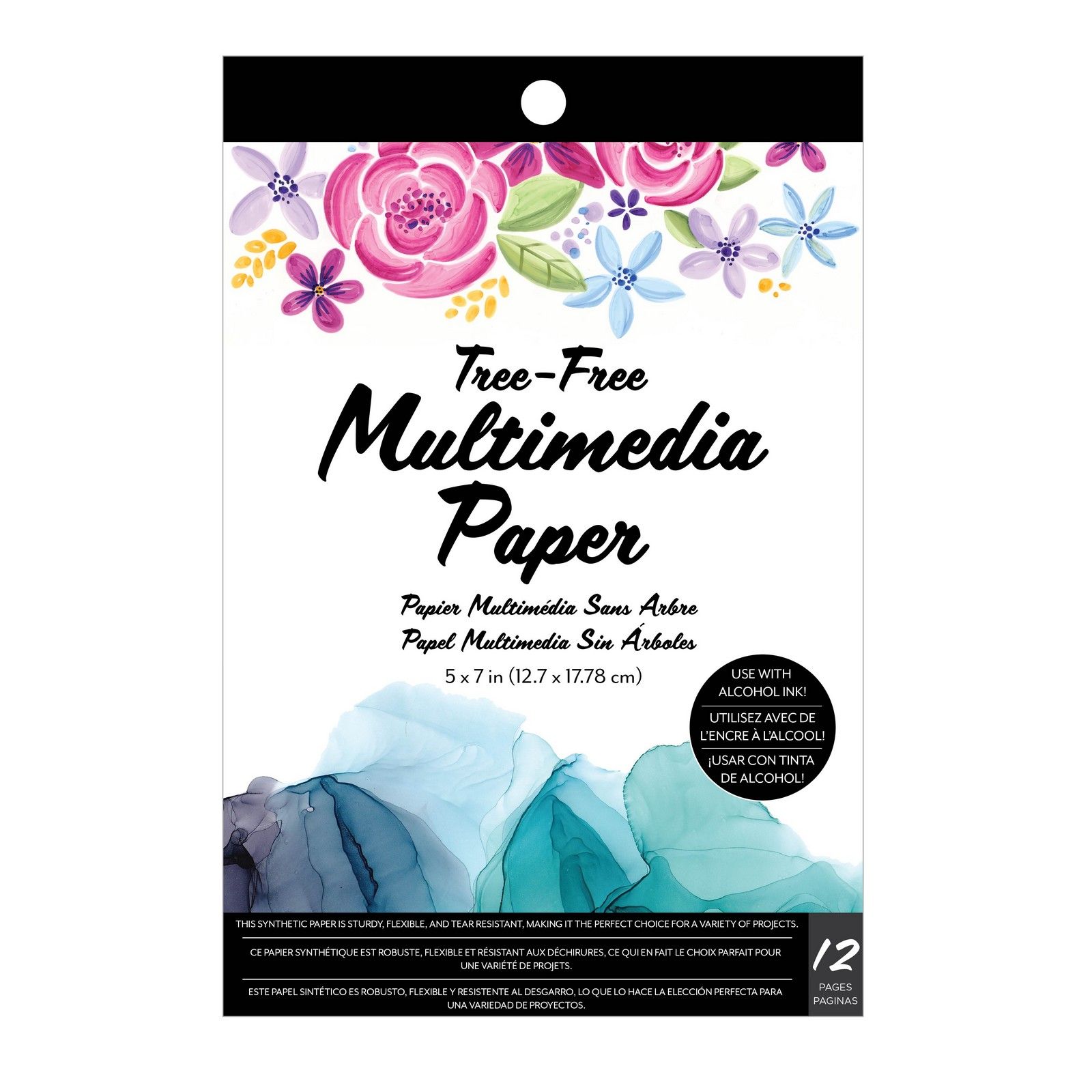 American Crafts • Tree-free multimedia paper 7x5"