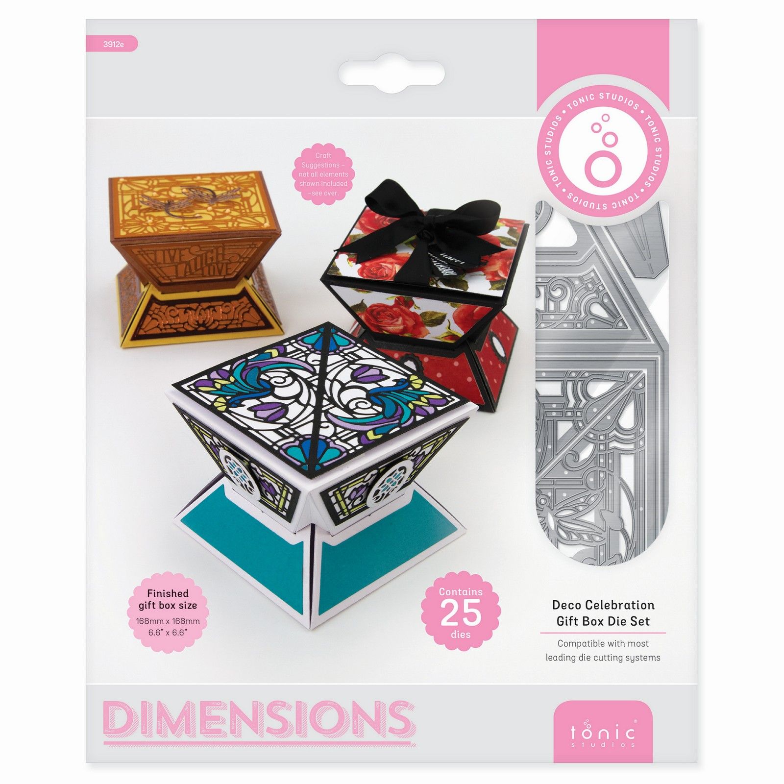 Tonic Studios • Dimensions die set Deco celebration gift box