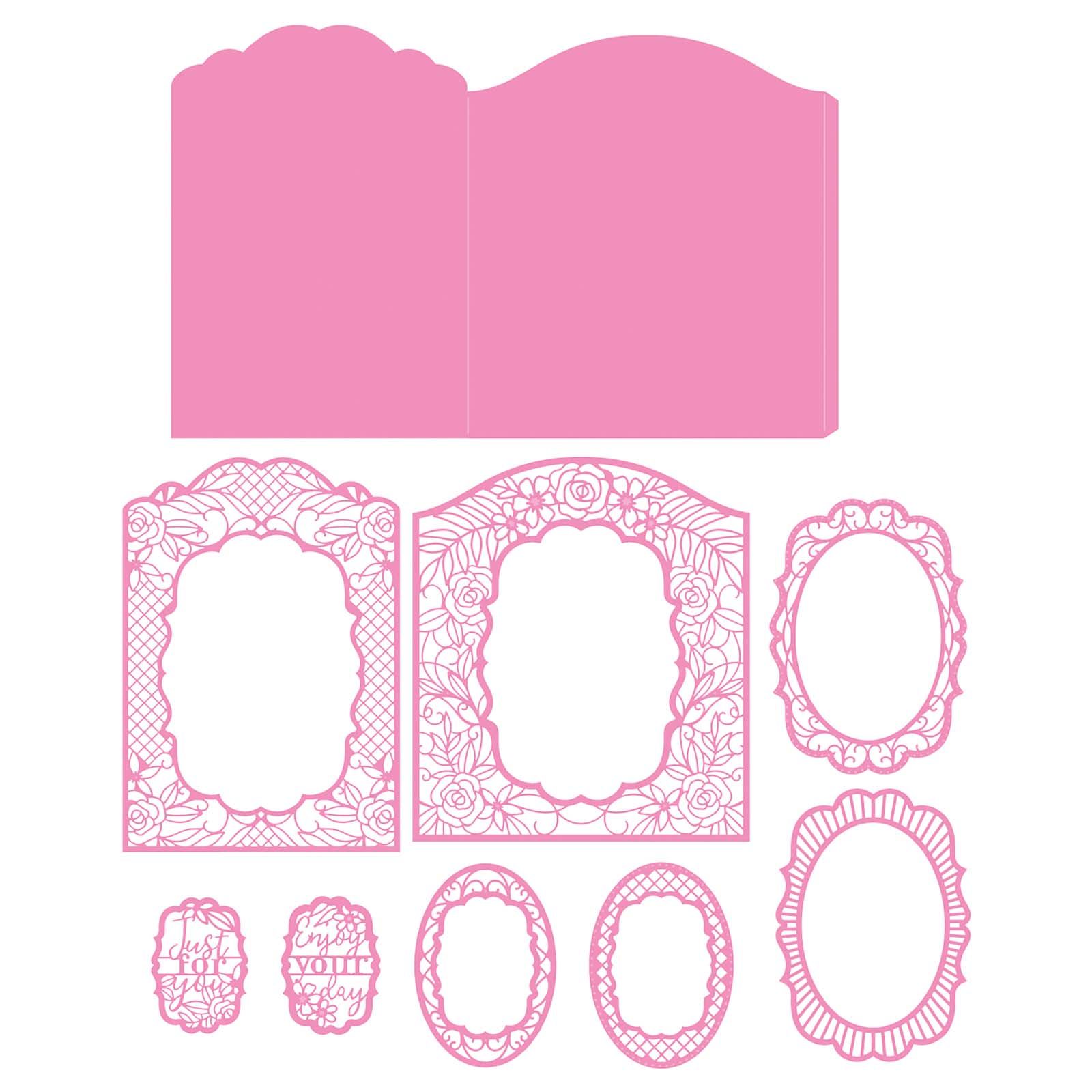 Tonic Studios • Dimensions dome card die set Garden trellis
