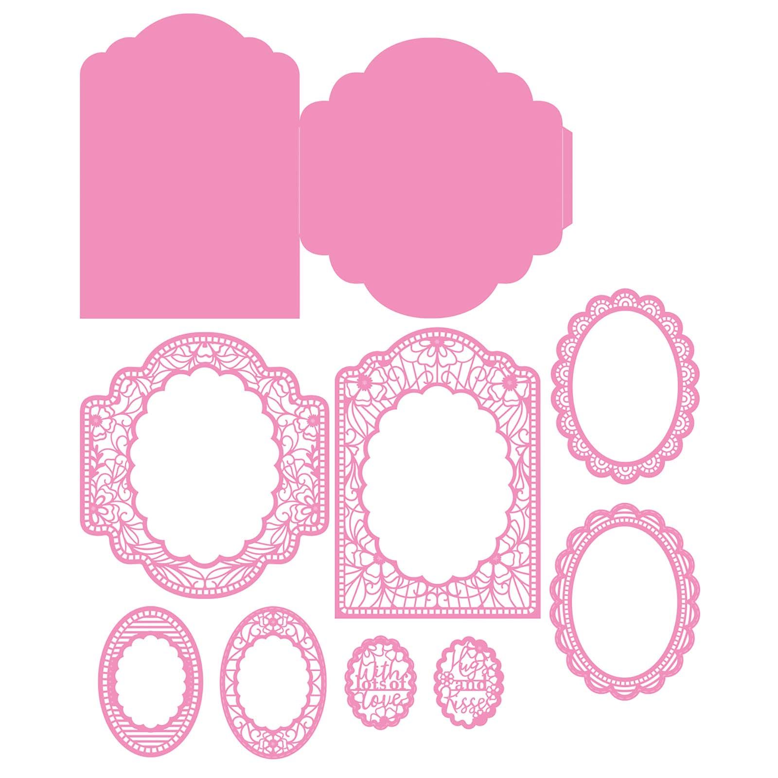 Tonic Studios • Dimensions dome card die set Spring garden