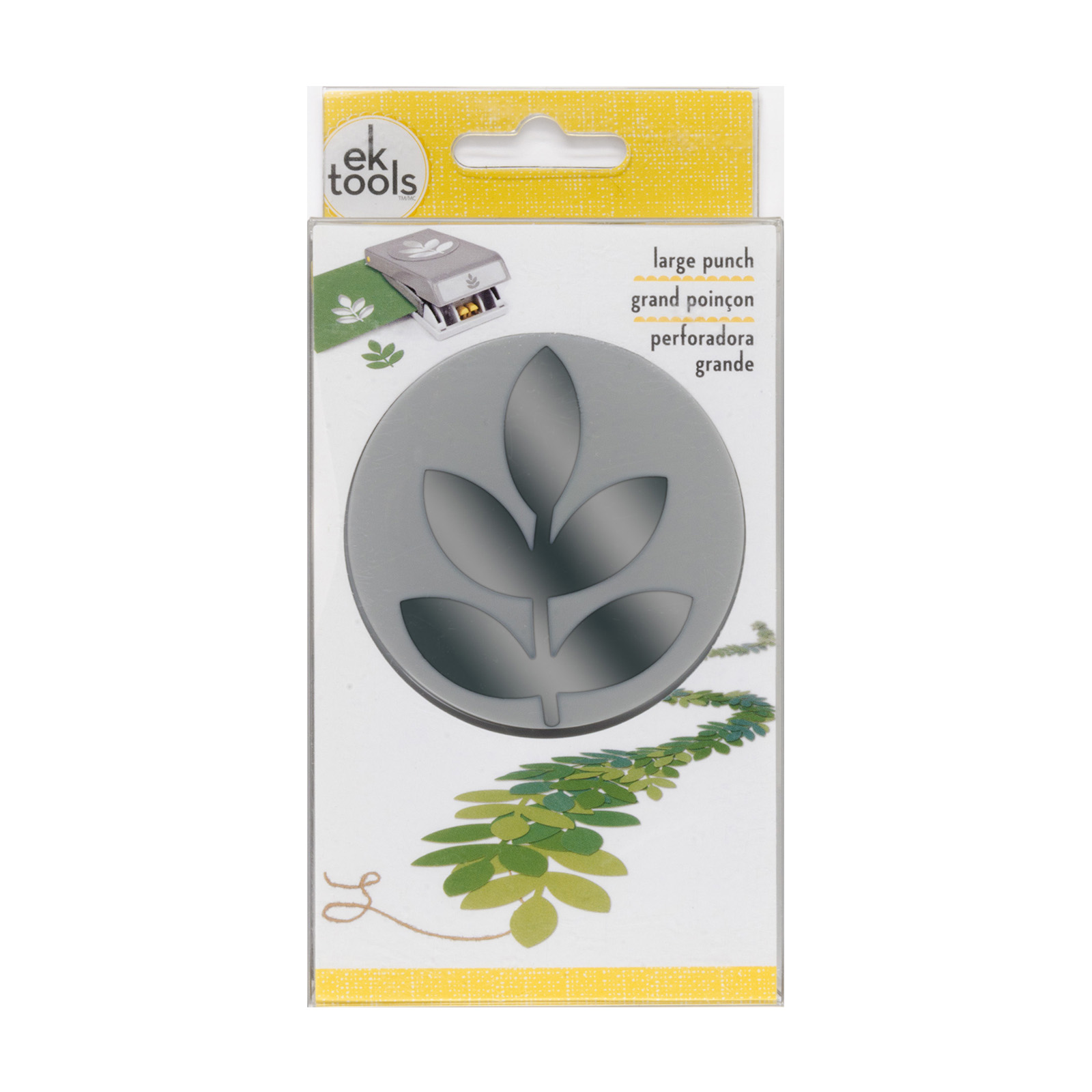 EK tools • Craft punch Large Five leaf branch