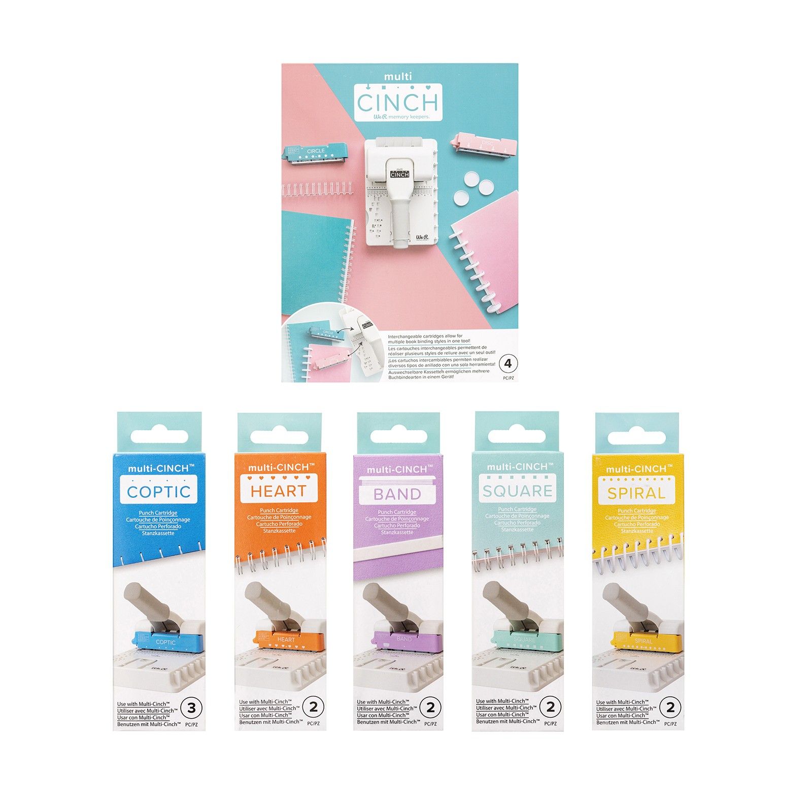 We R Makers • Multi Cinch Bundle incl. Base and all Cartridges