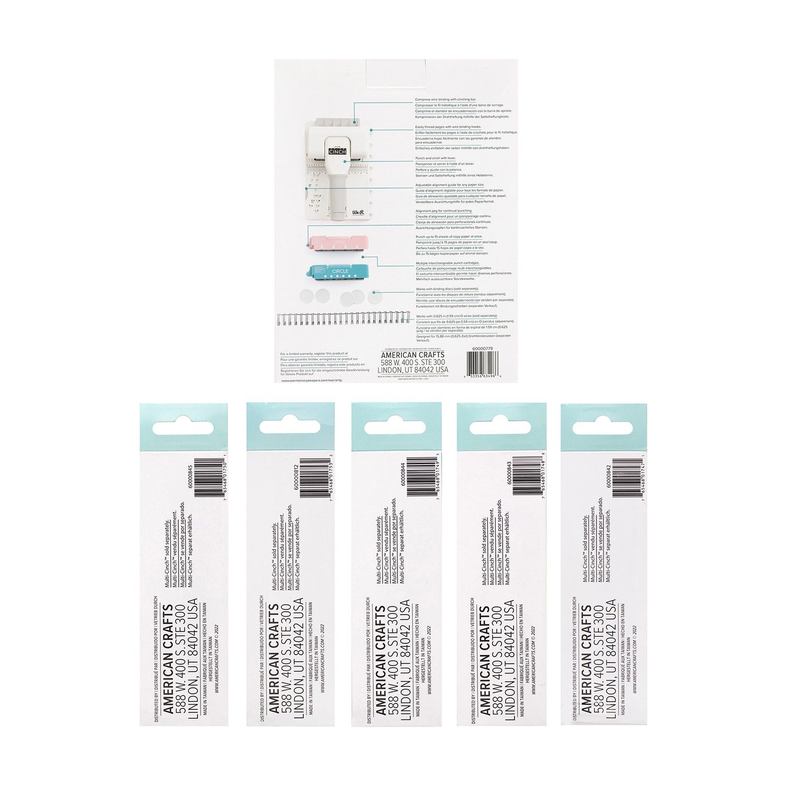 We R Makers • Multi Cinch Bundle incl. Base and all Cartridges