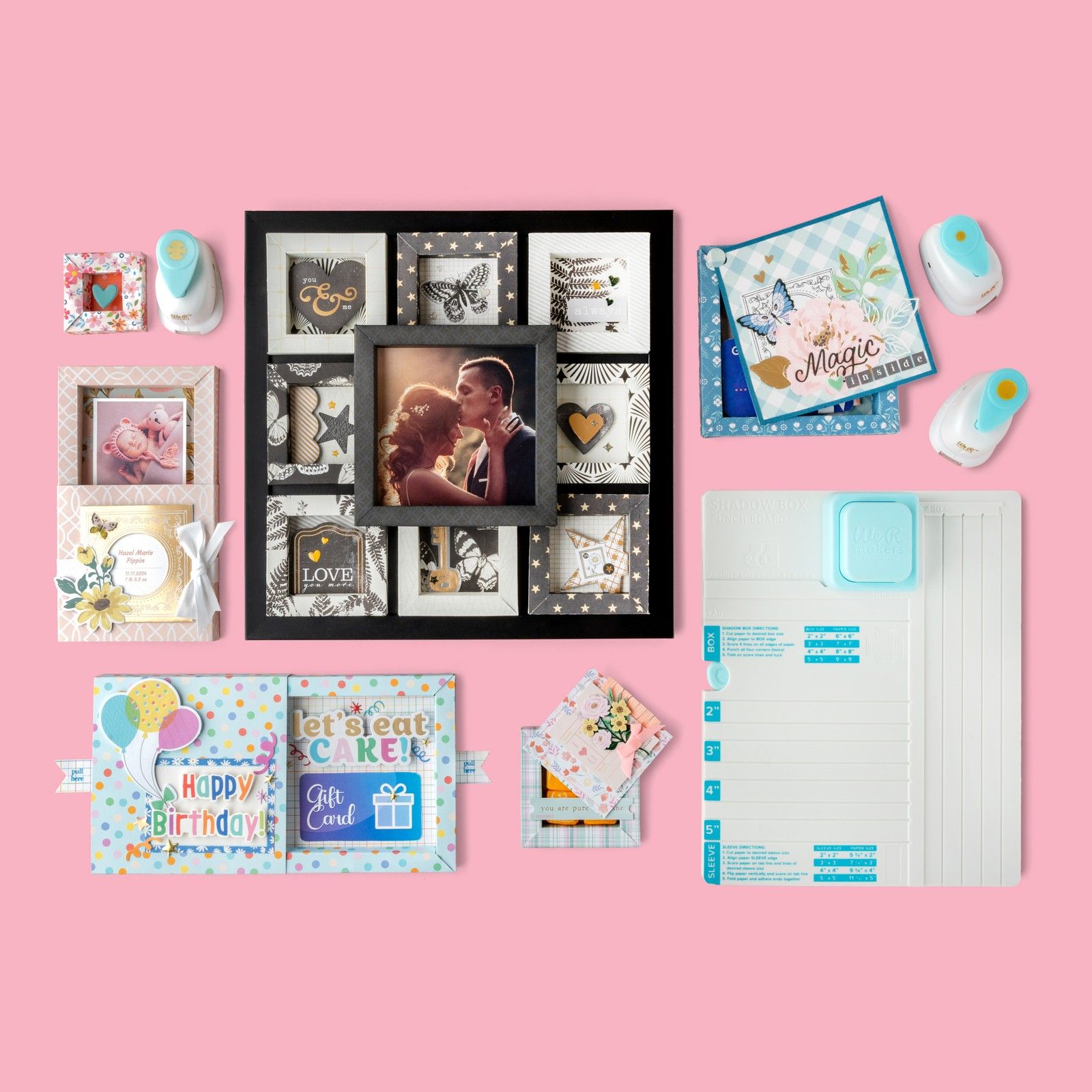 We R Makers • Shadow Box Punch Board