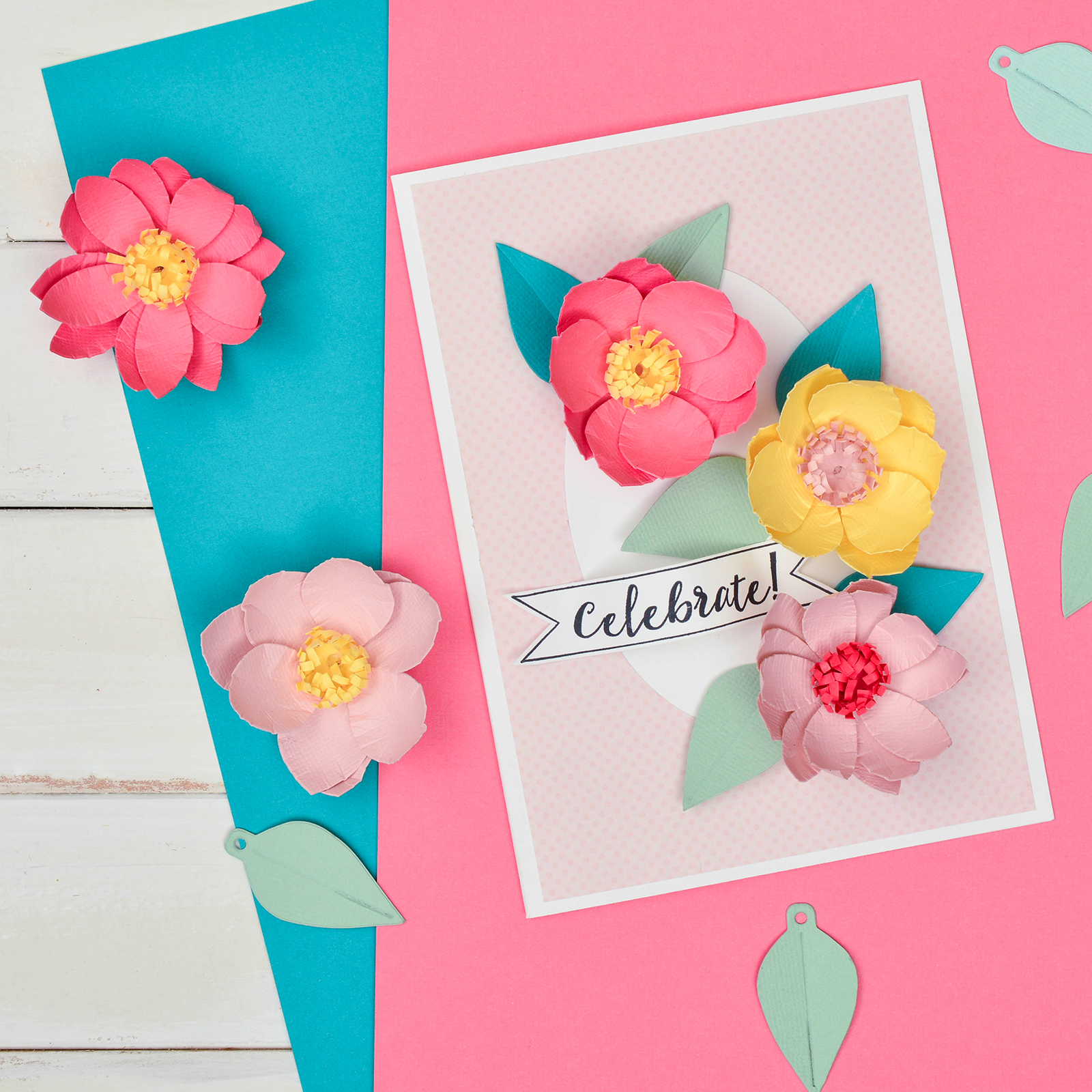 Sizzix • Thinlits Die Set 5PK Peony by Courtney Chilson