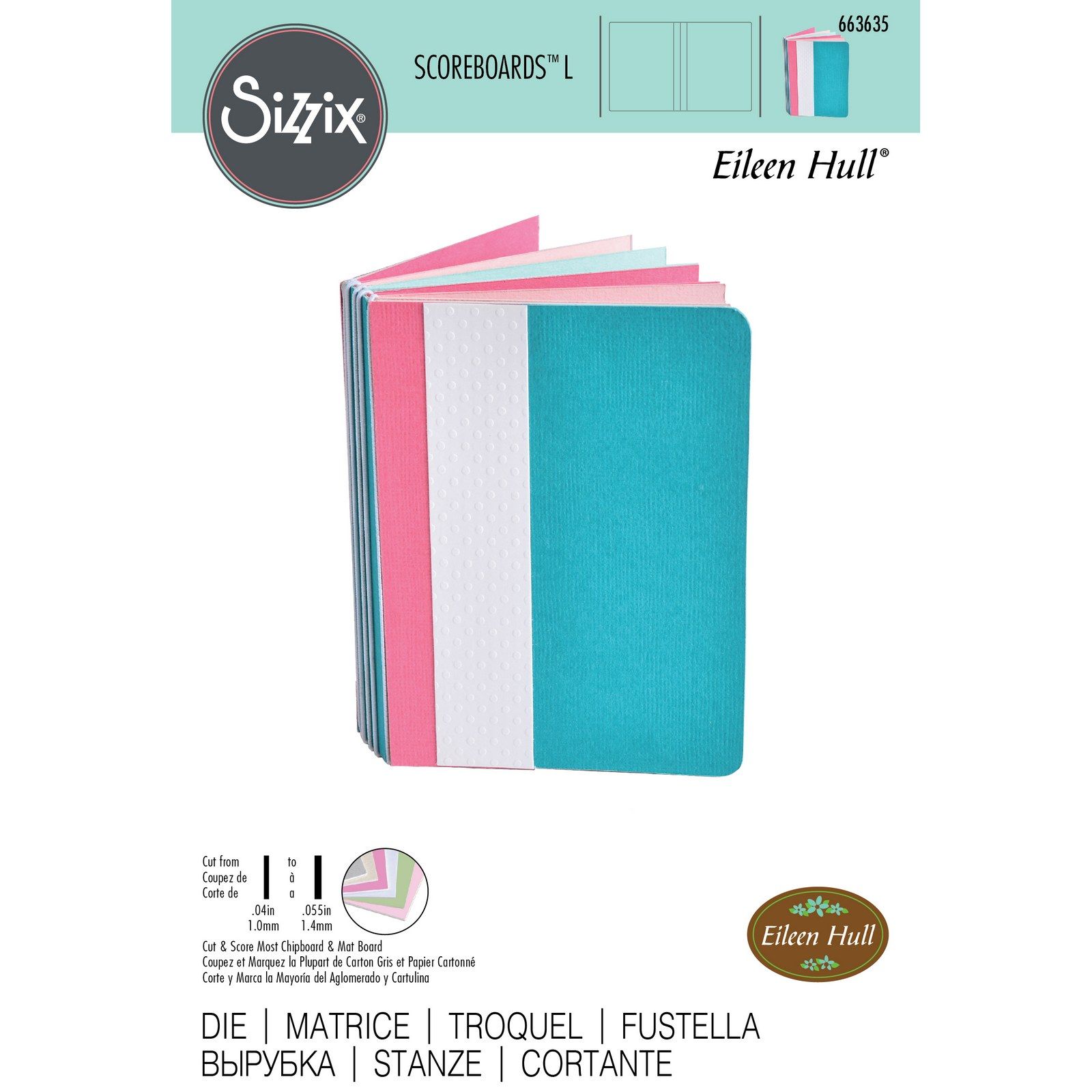 Sizzix • Scoreboards L die Notebook