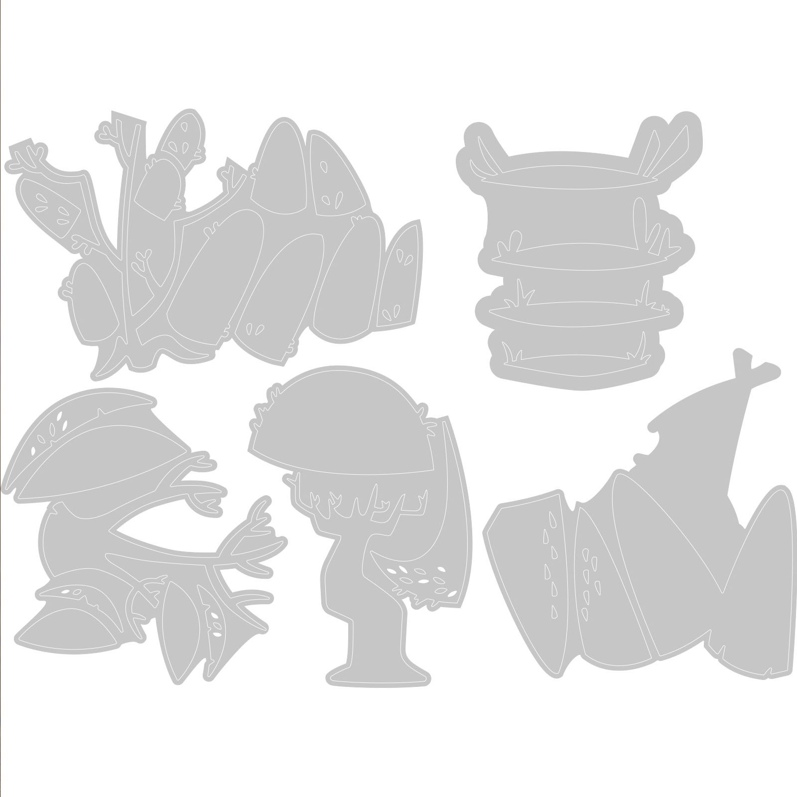 Sizzix • Tim Holtz Thinlits Die Set Funky Toadstools