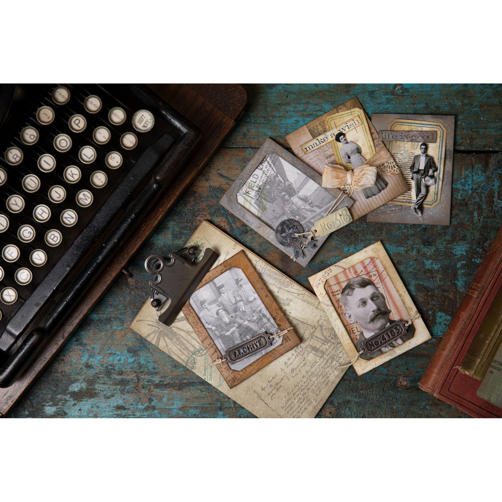 Sizzix • Tim Holtz Thinlits Die Set Vintage Labels 13pcs