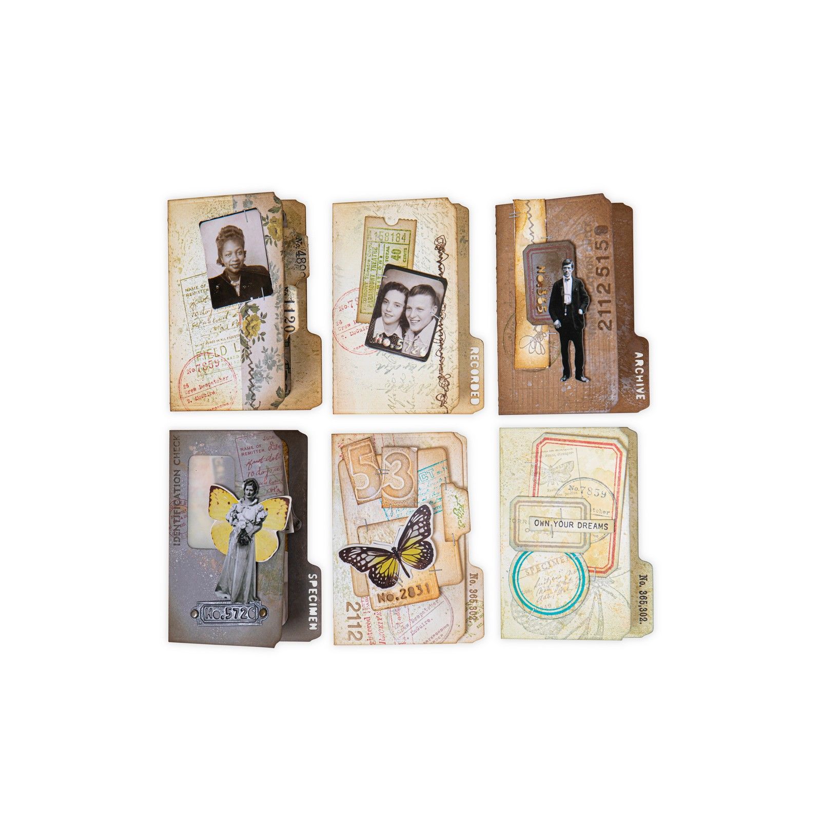 Sizzix • Tim Holtz Thinlits Die Set Specimen 54pcs