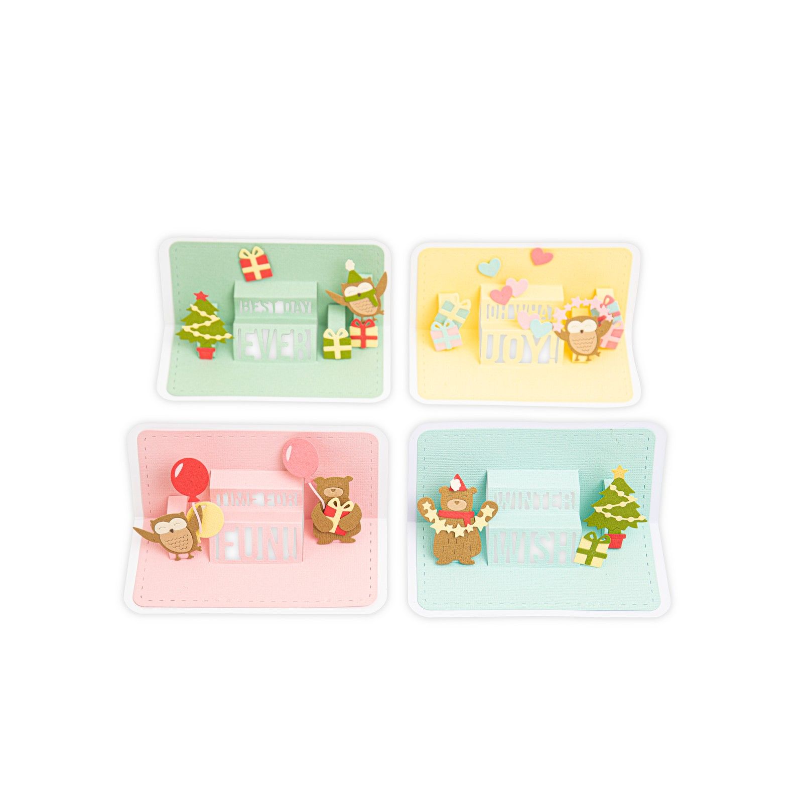 Sizzix • Thinlits Die Set Multi-Phrase Pop-Up