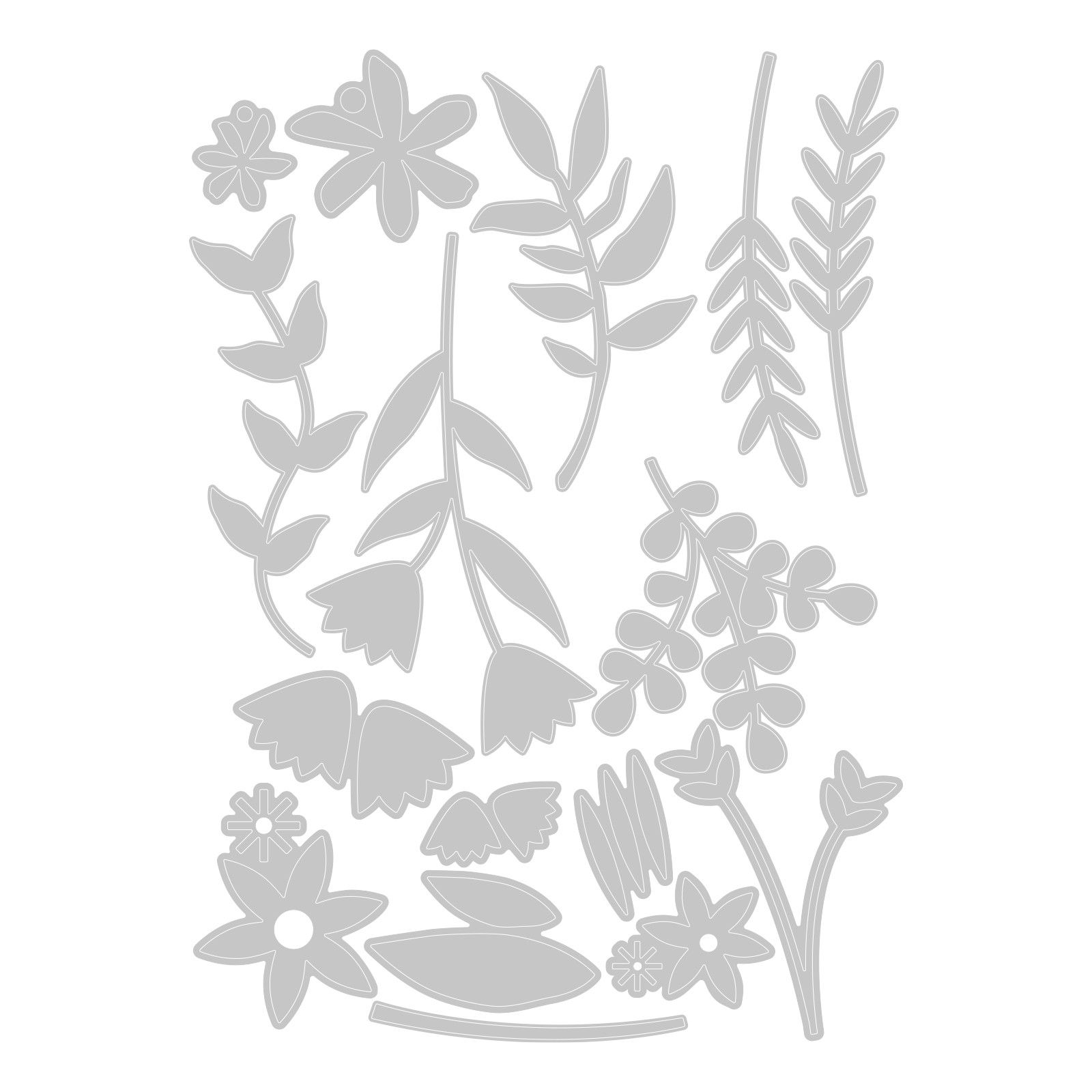 Sizzix • Thinlits Die Set Boho Bouquet 16stuks