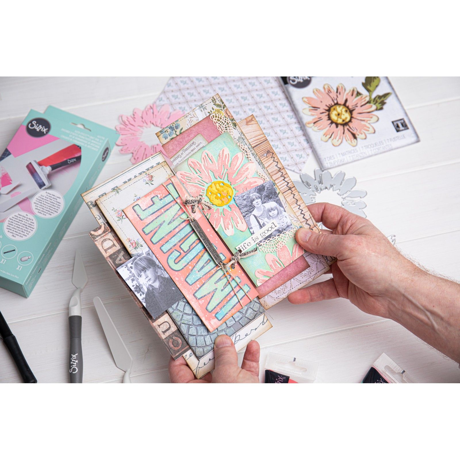 Sizzix • Tim Holtz Thinlits Die Set Alphanumeric Bulletin 43pcs