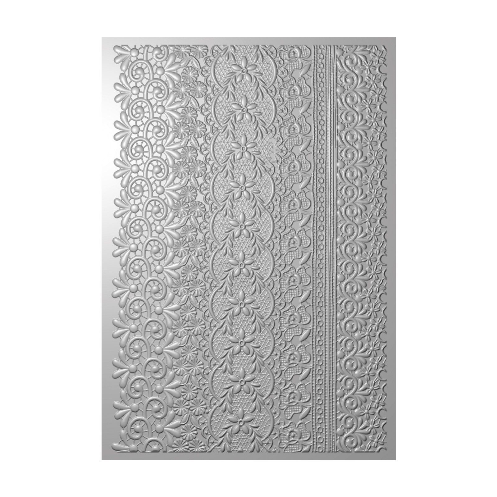Sizzix • 3D Textured Impressions Embossing Folder A5 Lace