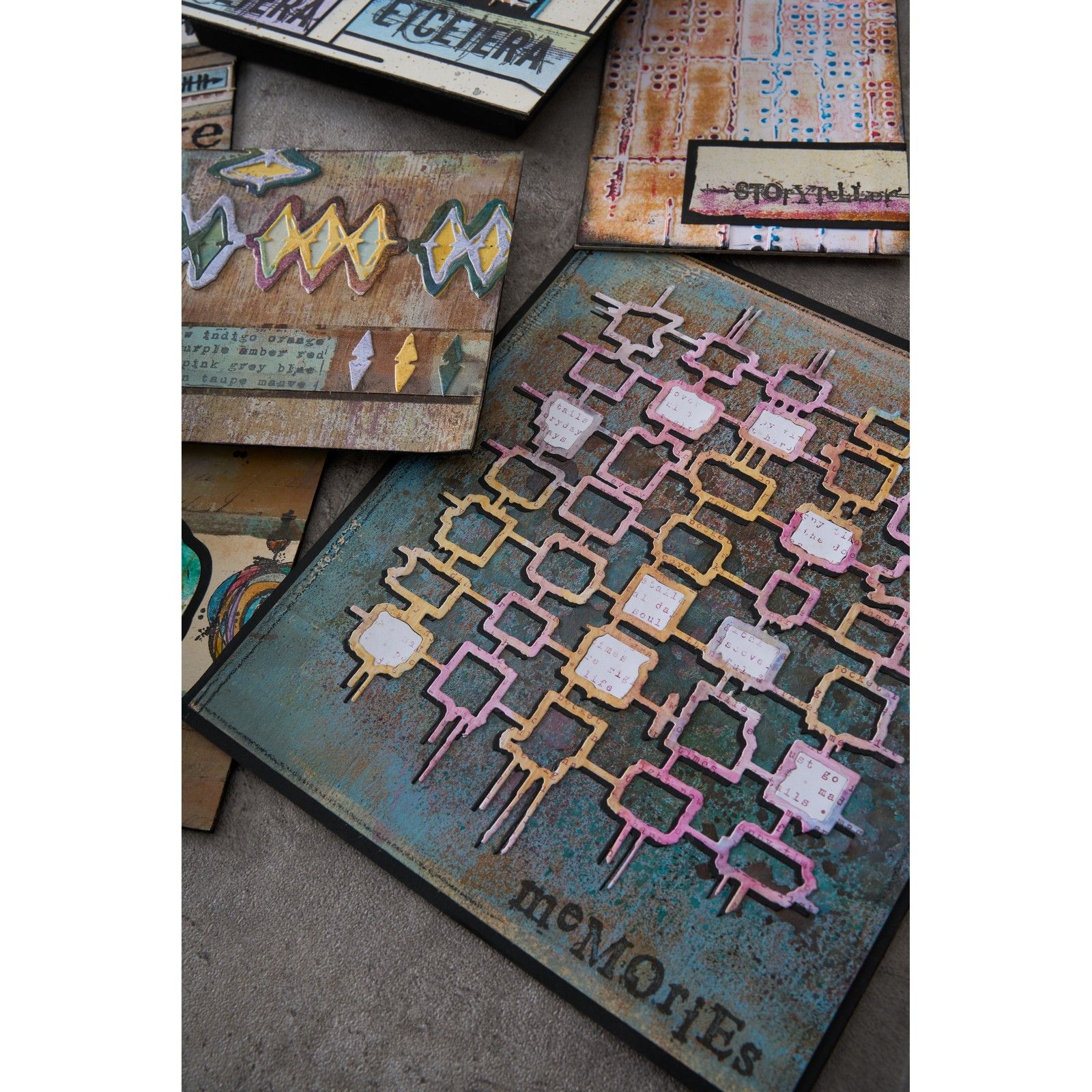 Sizzix • Multi-Level Embossing Folder Dot Matrix by Seth Apter