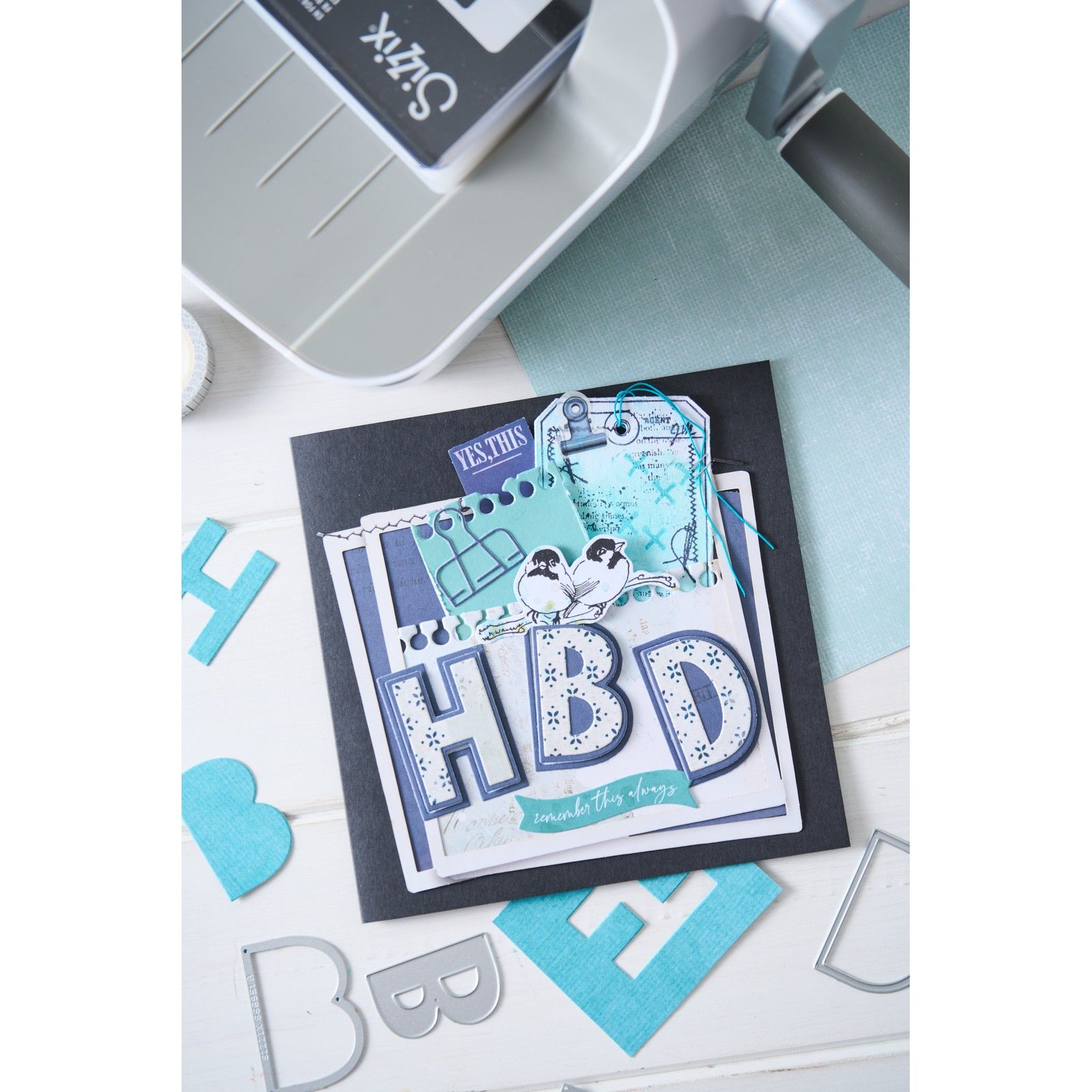 Sizzix • Thinlits Die Set 52pcs This or That 2 inch Alphabet by 49 and ...