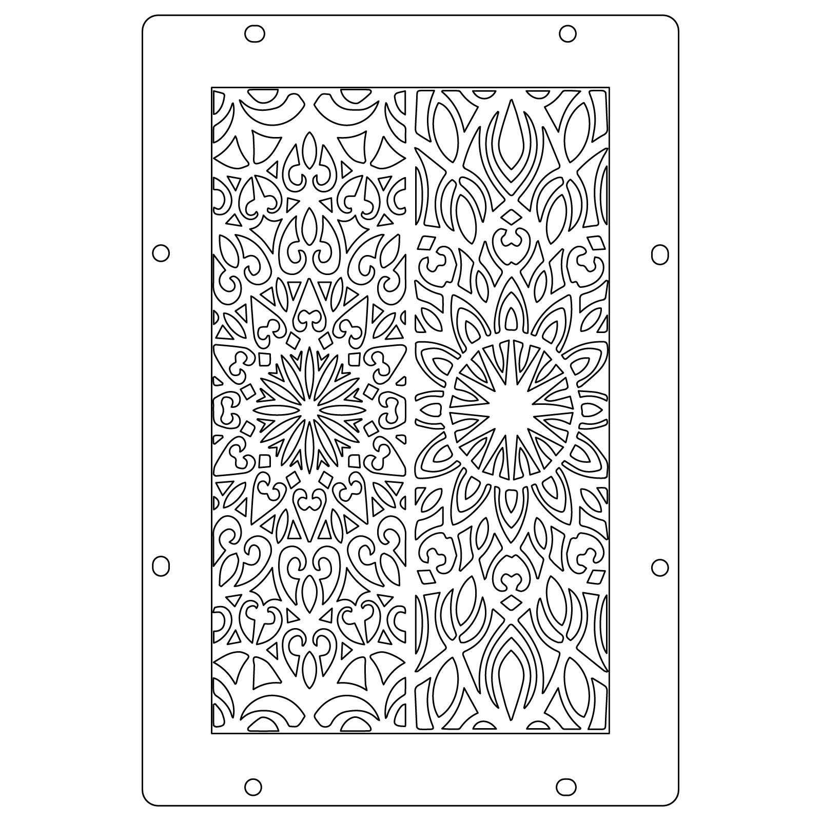 Sizzix • Studio: A5 Clear stamps& 3pcs A5 Stencils Build It by Mark Montano