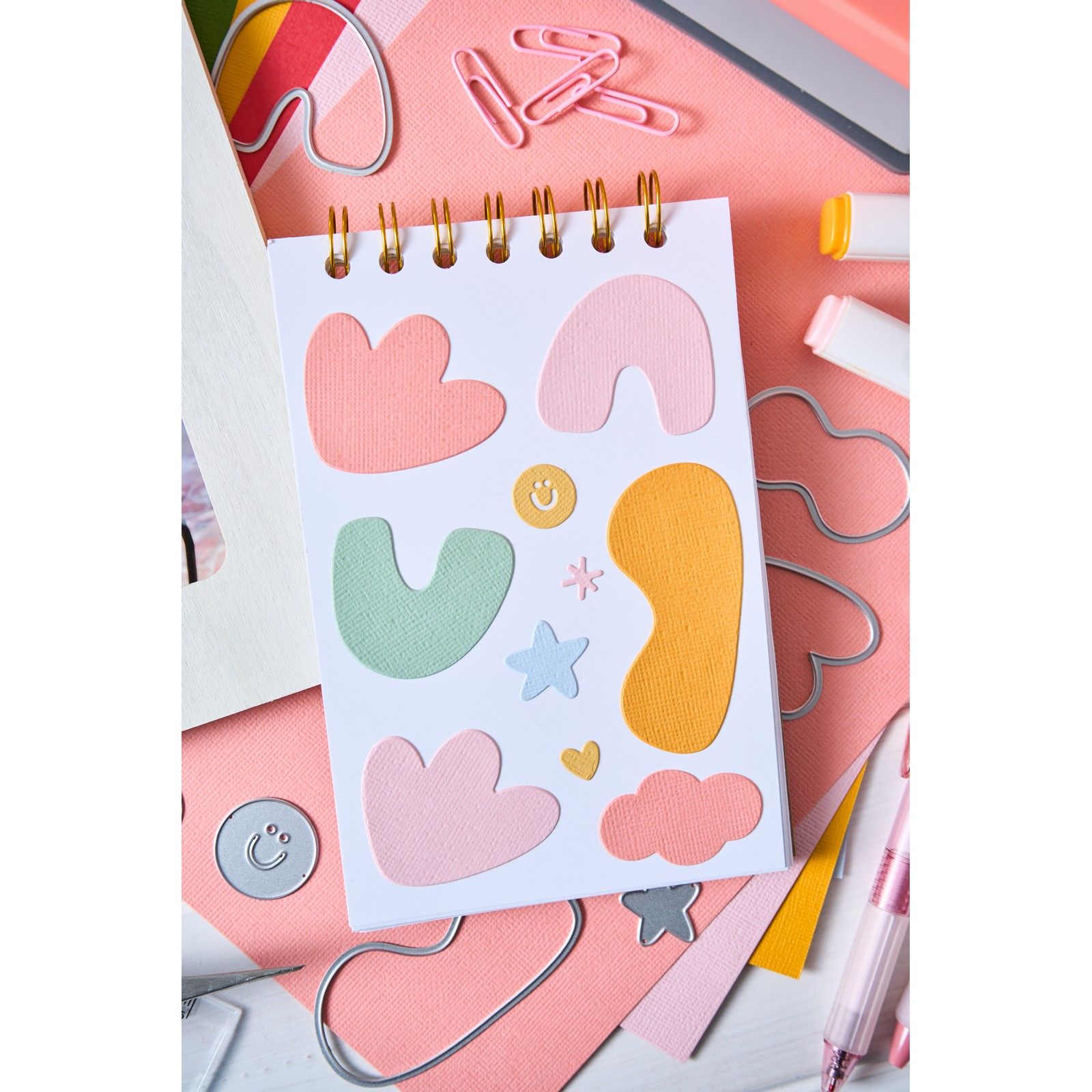 Sizzix • Thinlits Die Set 19pcs Abstract Doodles by Letters by Shells