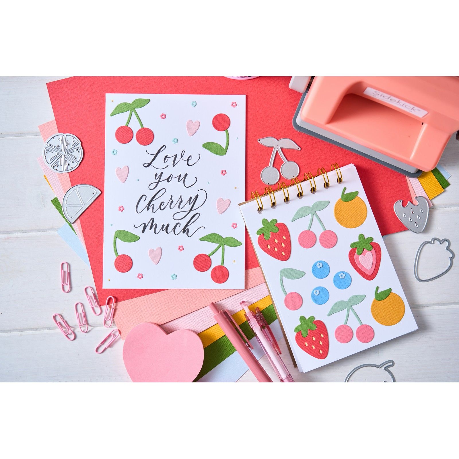 Sizzix • Thinlits Die Set 17pcs Fruit Doodles by Letters by Shells