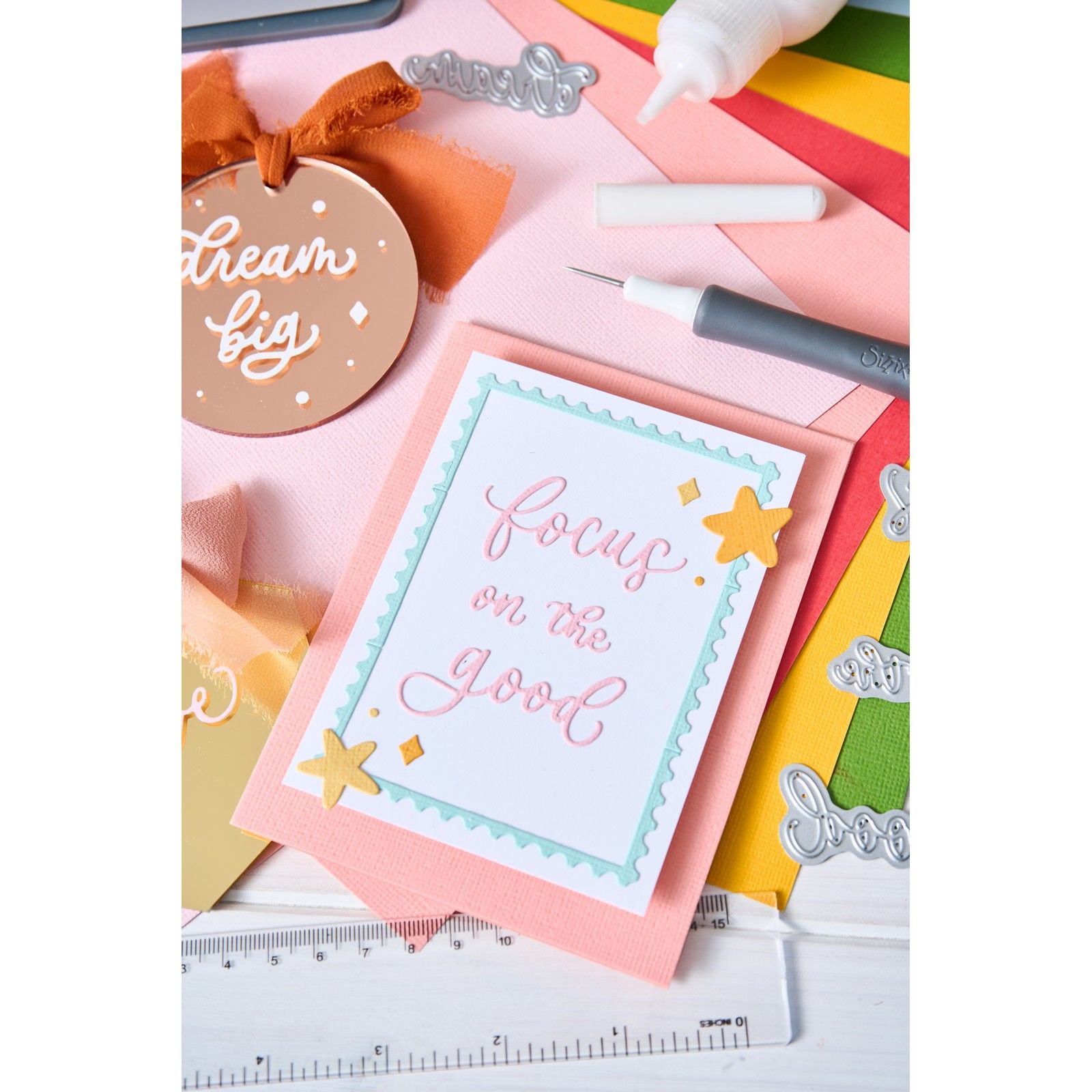 Sizzix • Thinlits Die Set 9pcs Fun Borders by Letters by Shells