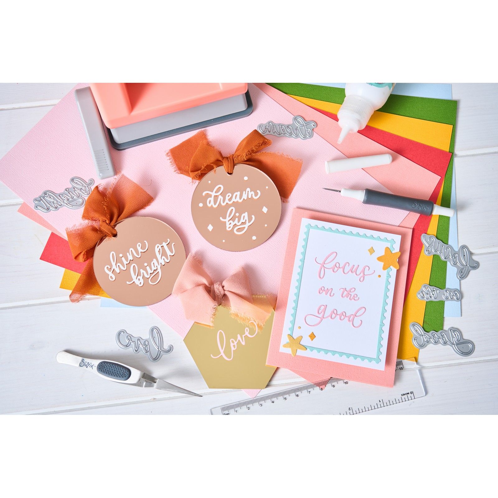 Sizzix • Thinlits Die Set 9pcs Fun Borders by Letters by Shells