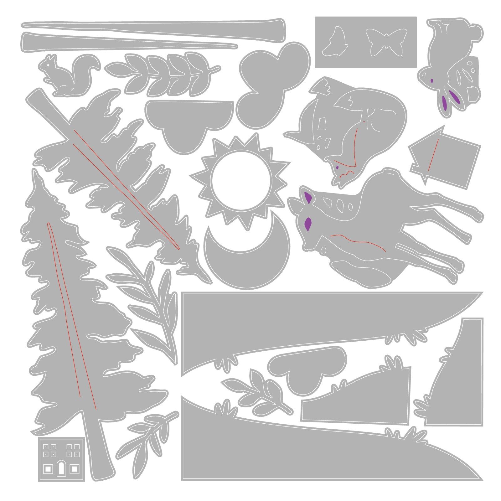 Sizzix • Thinlits 24pcs Die Set Home Sweet Home by Eileen Hull