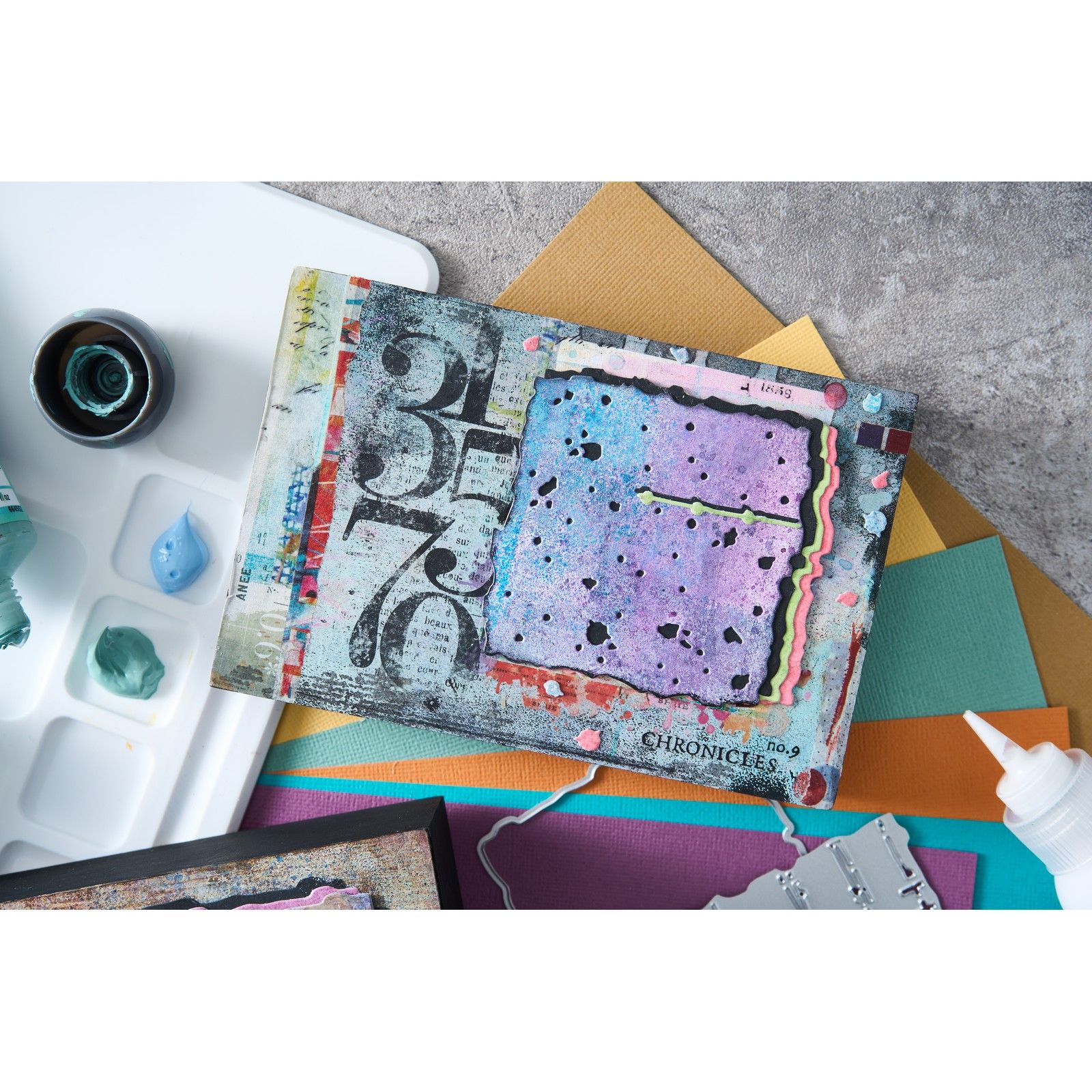 Sizzix • Thinlits Die Set 4pcs Paper Cutz #1 by Seth Apter