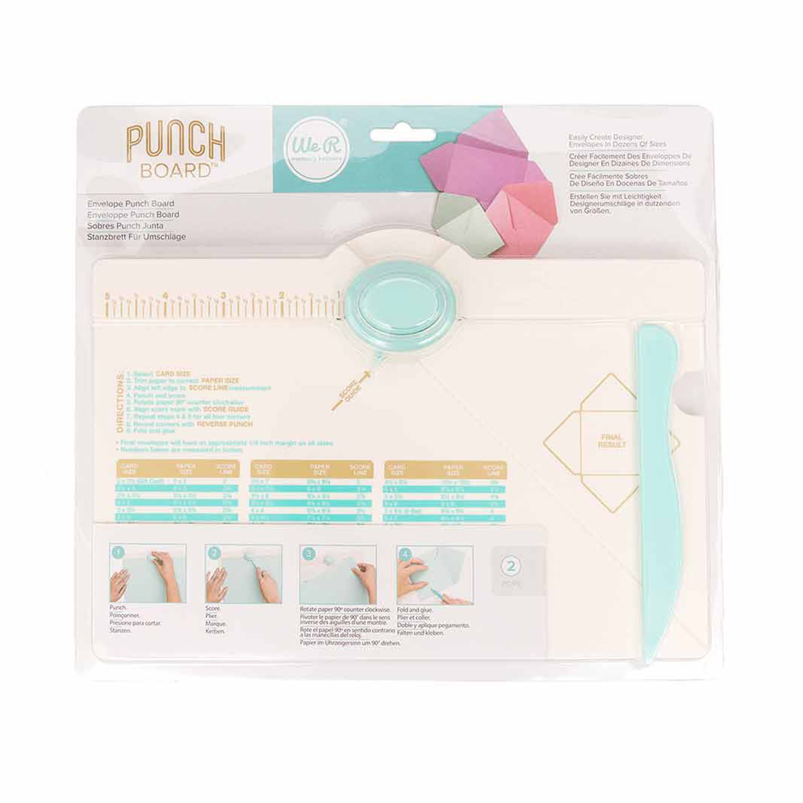 WRMK Envelope Punch Board | Vaessen Creative