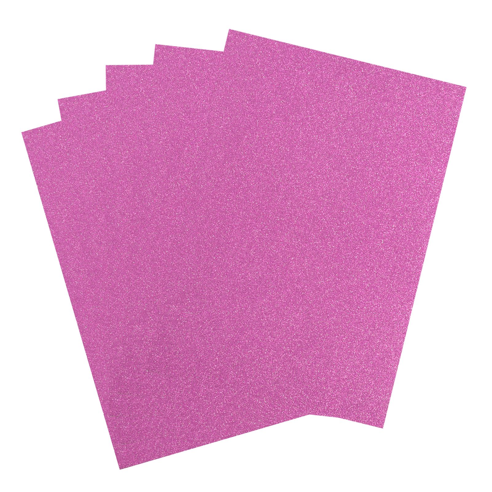 Hot Pink Glitter Paper