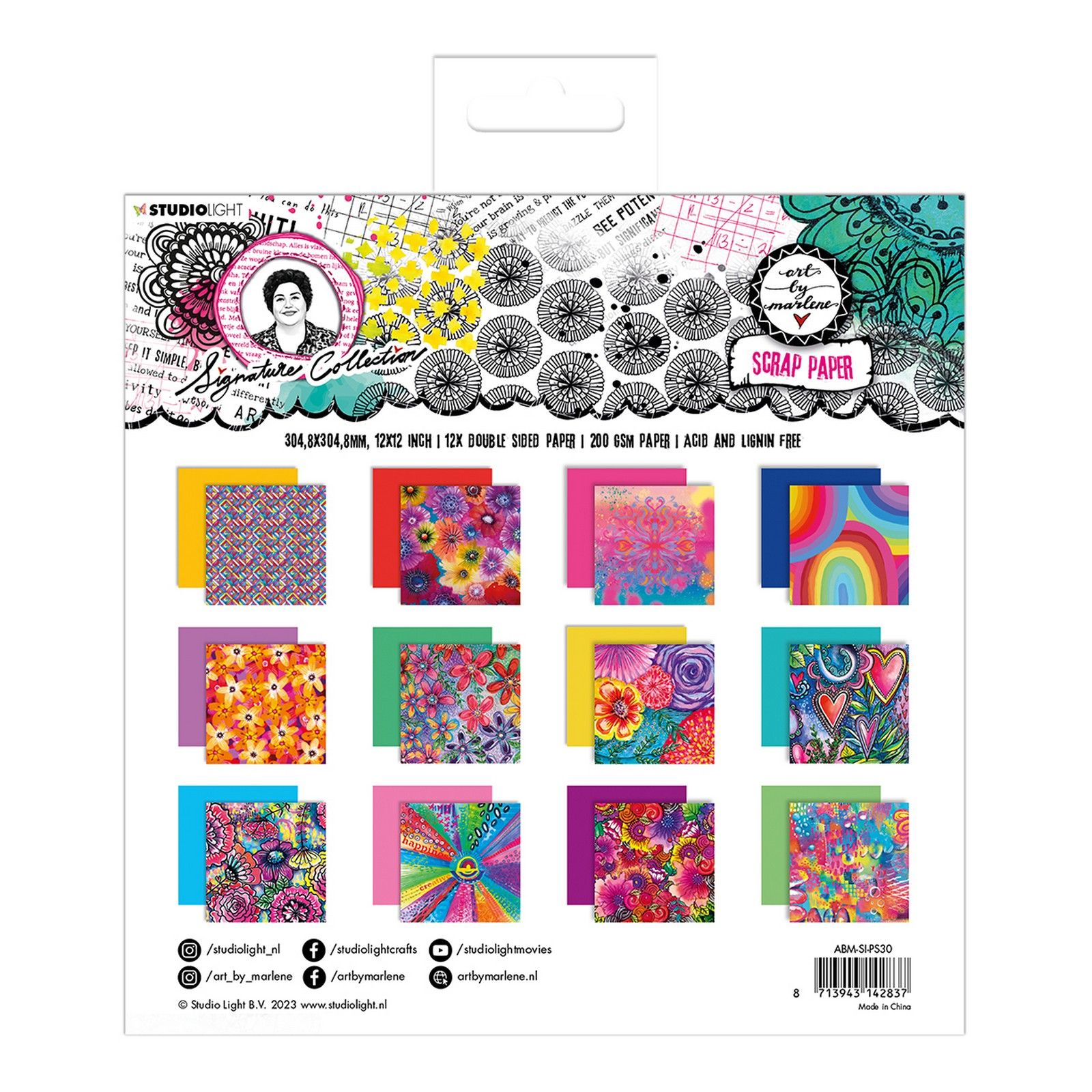 Studio Light • Signature Collection Paper Set Scrap Paper