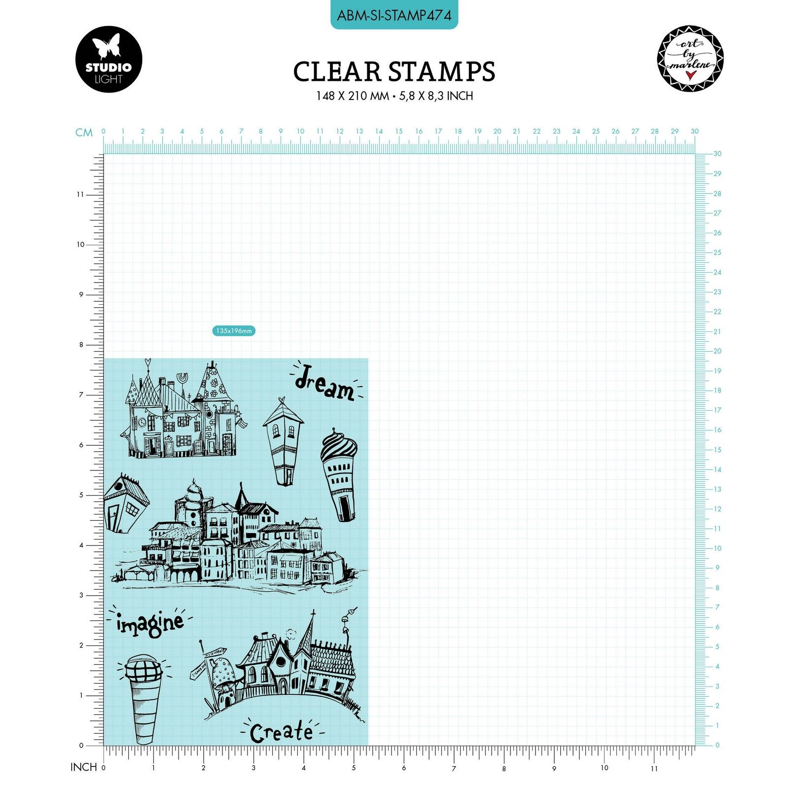 Studio Light • Signature Collection Clear Stamp Dream House