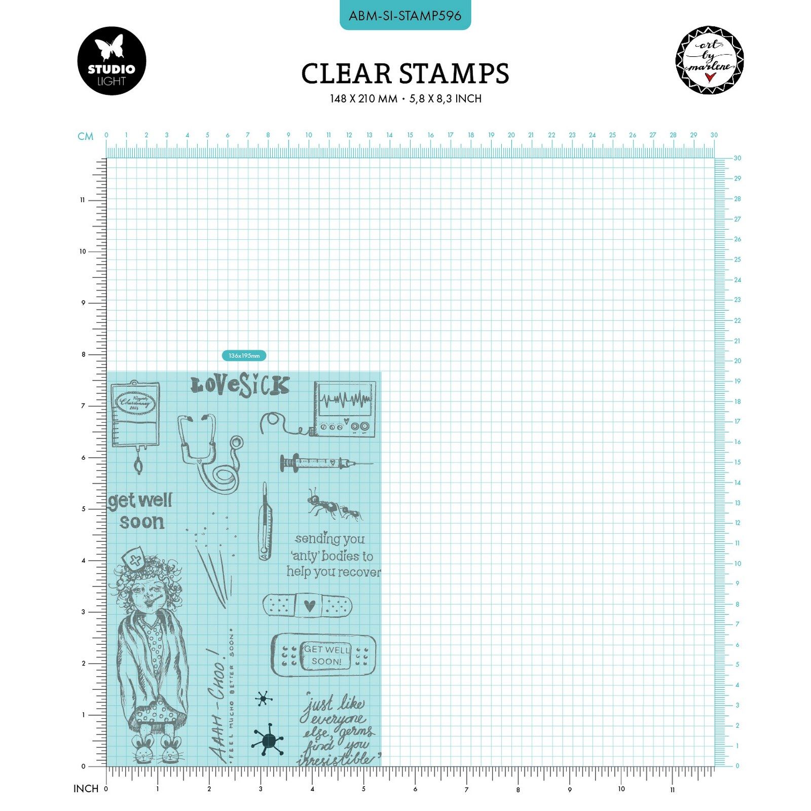 Studio Light • Signature Collection Clear Stamp Aaah Choo!