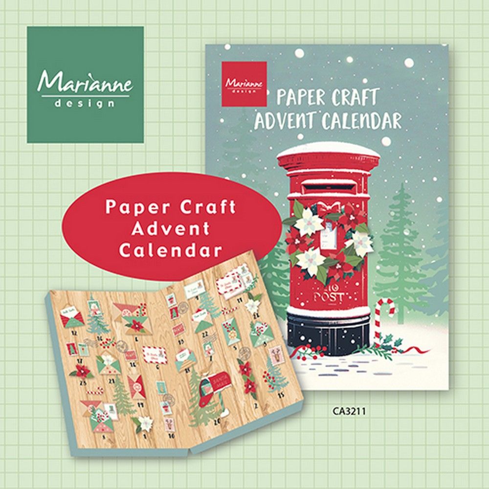 Marianne Design • Advent Calender Papercraft Advent Calender 2025