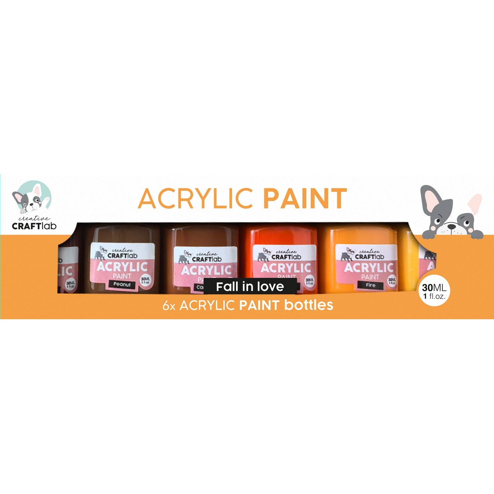 Creative Craftlab • Essentials Acrylic paint Fall in love