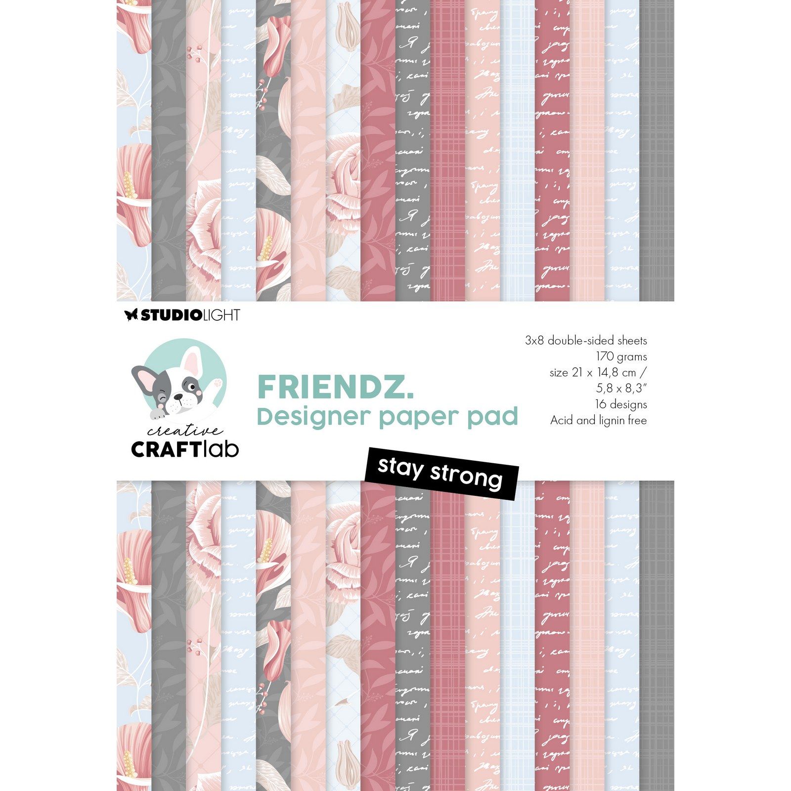 Creative Craftlab • Essentials Design Paper Pad Stay Strong