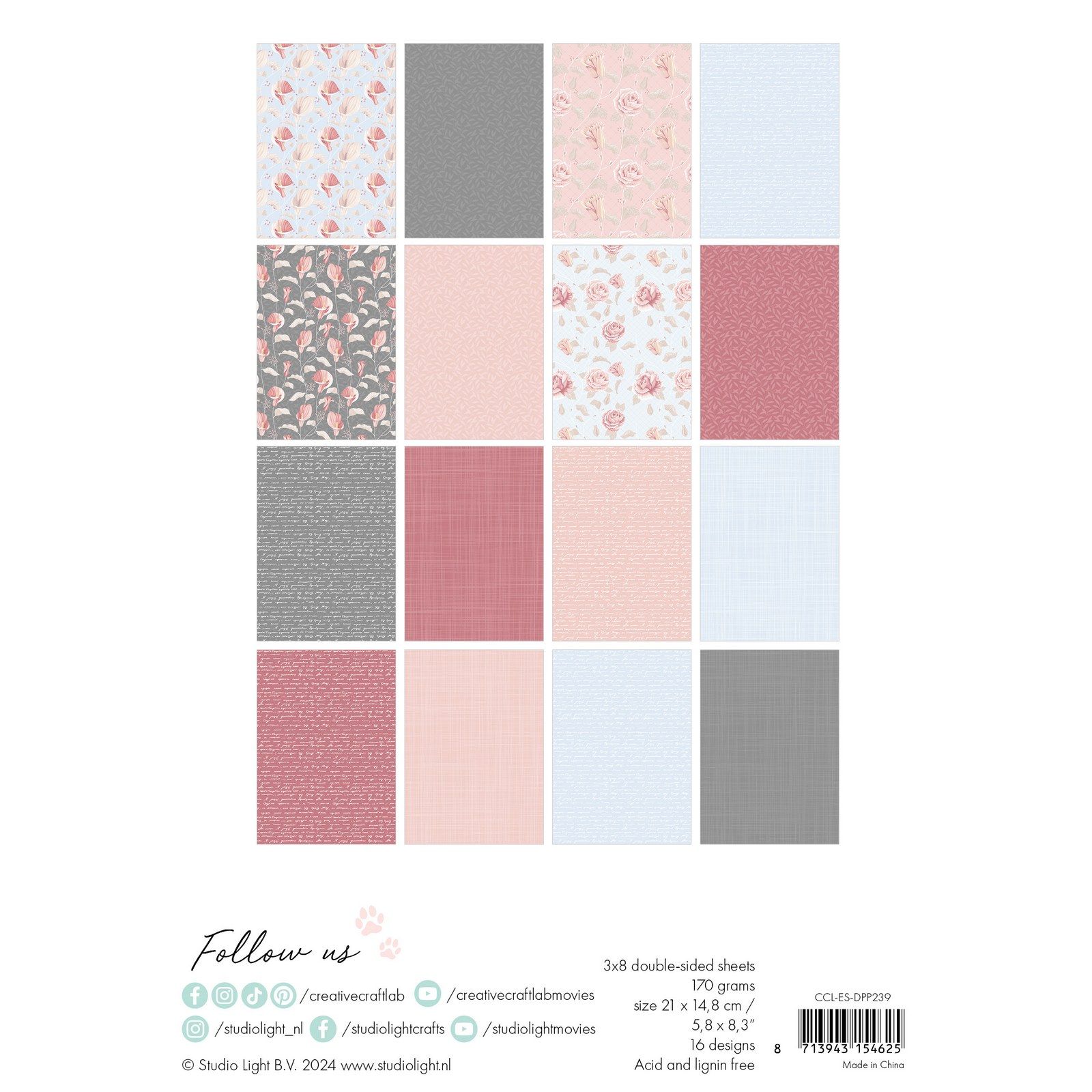 Creative Craftlab • Essentials Design Paper Pad Stay Strong