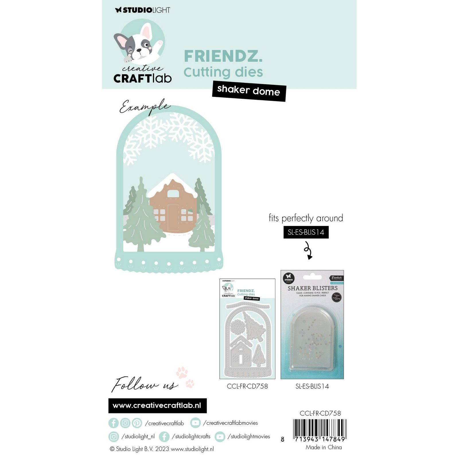 Creative Craftlab • Friendz Cutting Die Shaker Dome