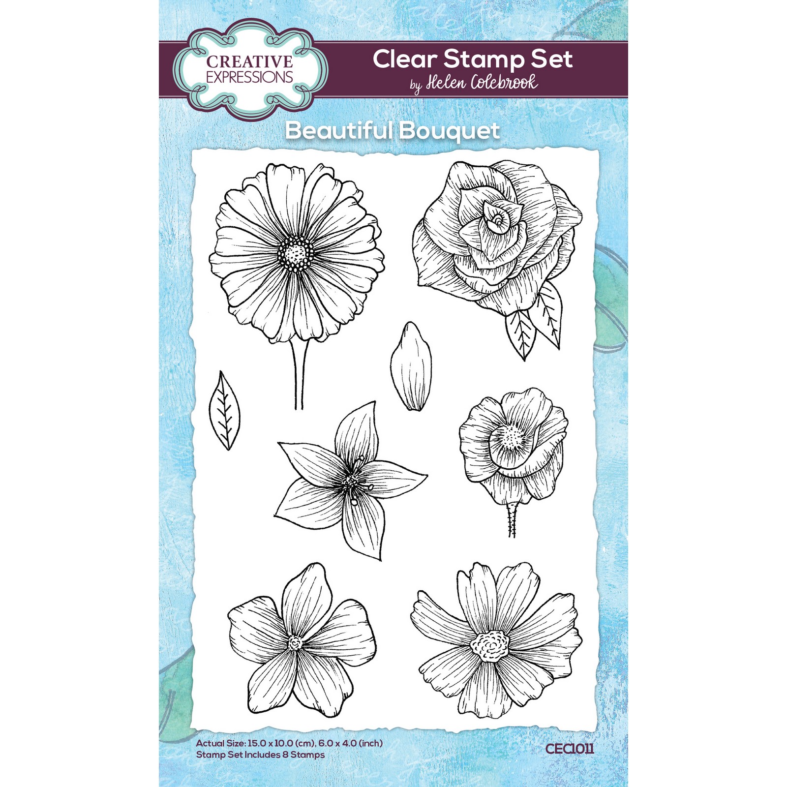 Creative Expressions • Clear Stempel Set Flower Seed